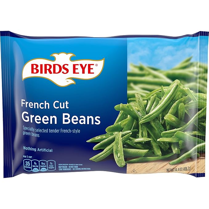 Amazon.com: Birds Eye French Cut Green Beans, Frozen Vegetable, 14.4 OZ ...