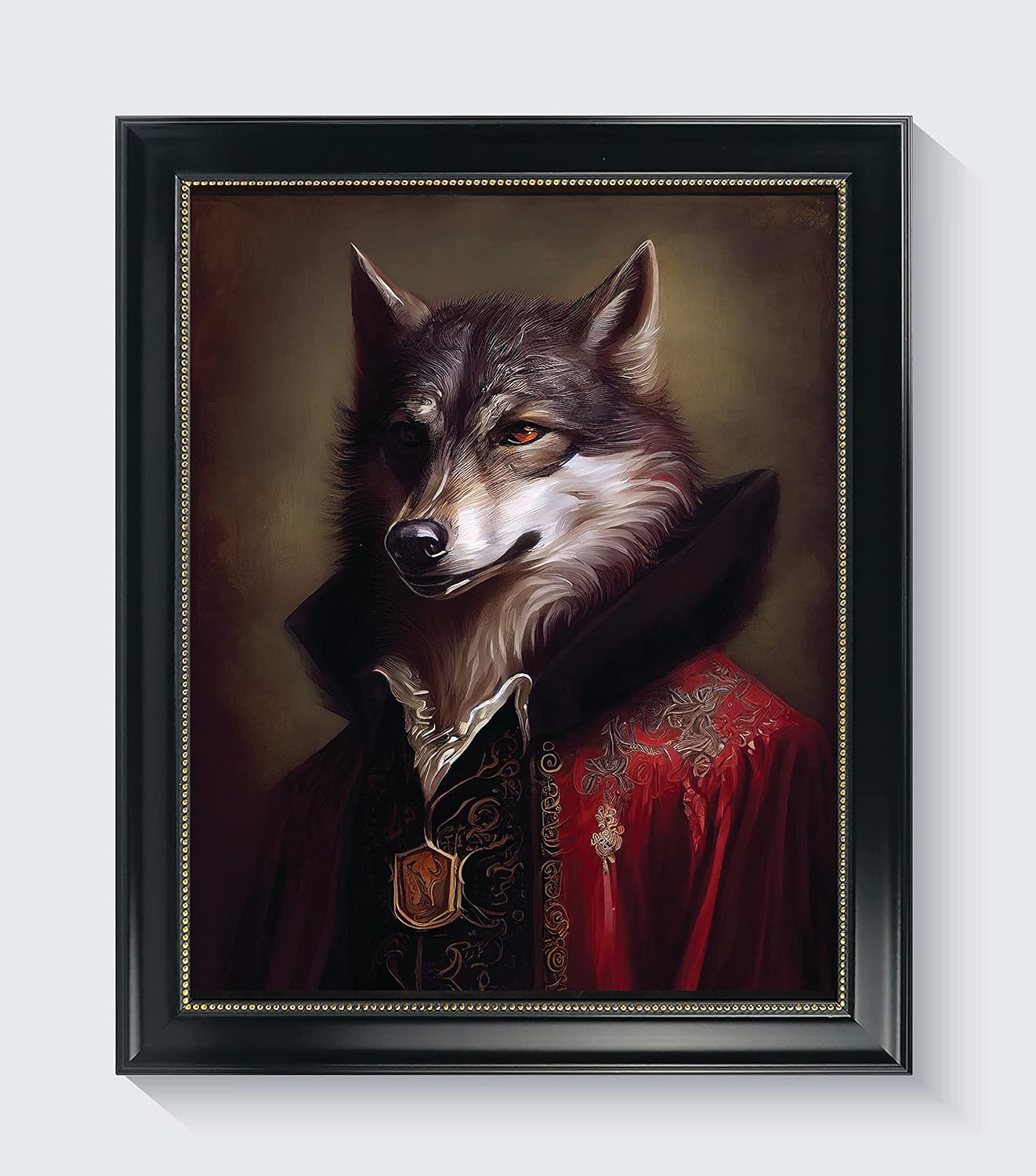 Amazon.com: Wolf Vampire Gothic Art Print Poster, Goth Wall Art ...