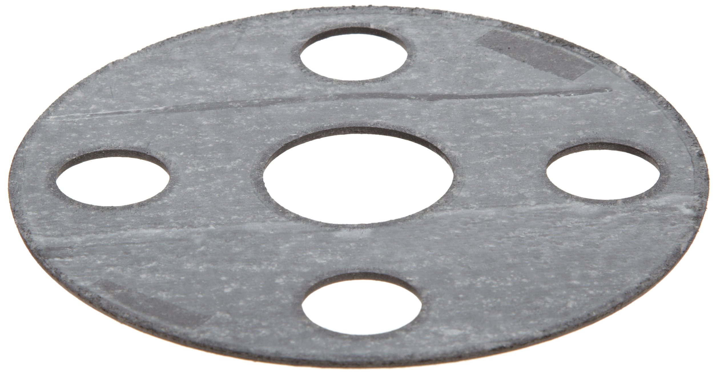 Carbon/Buna-N Flange Gasket, Full Face, Black, Fits Class 150 Flange, 1 ...