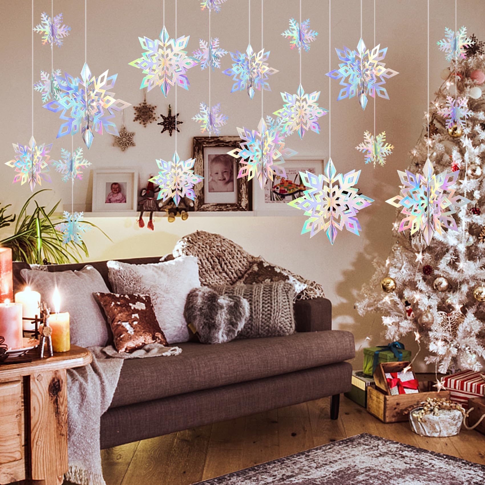 Huge Snowflake Ceiling Decorations Large Paper Snowflakes: Simple