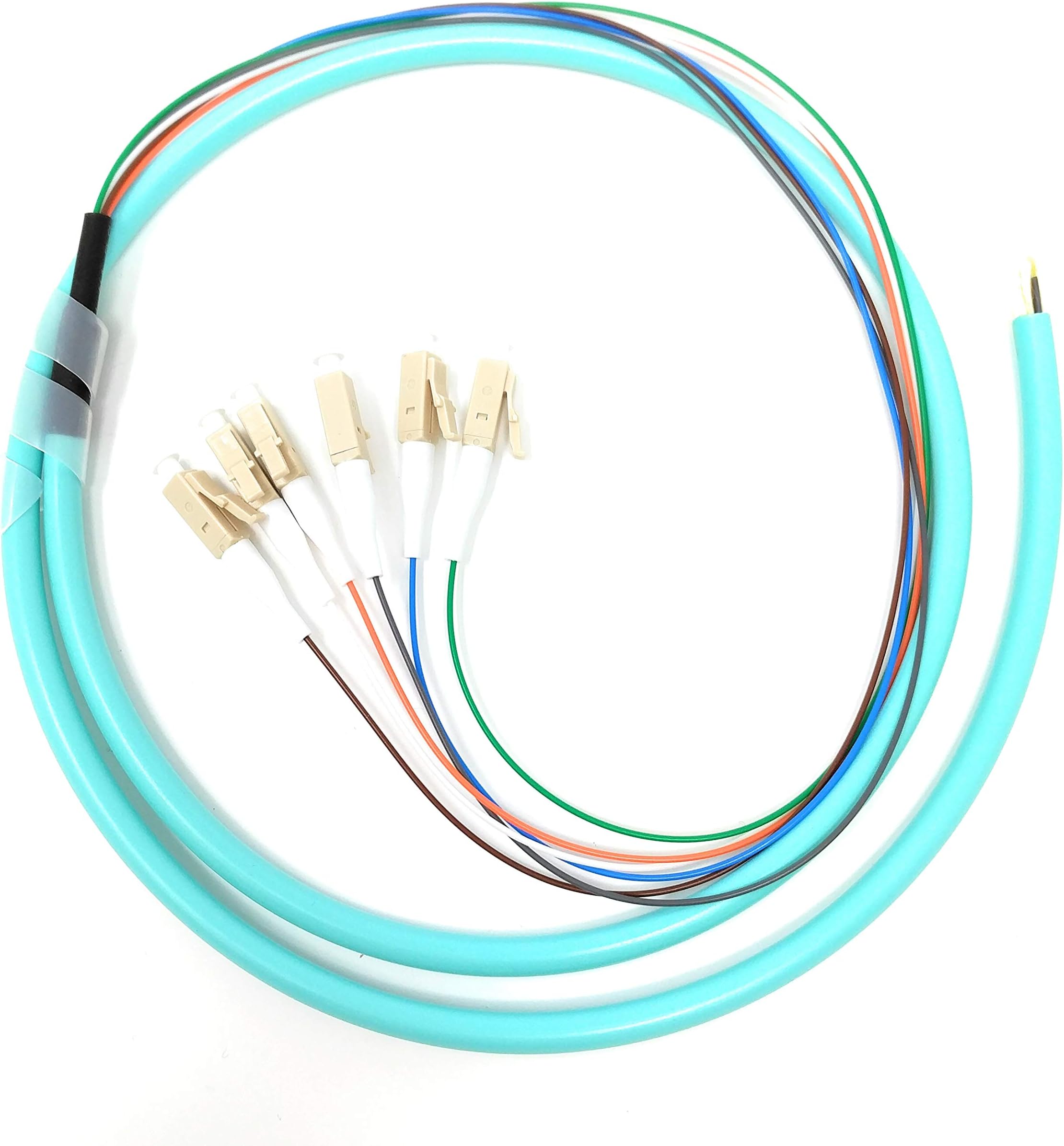 Amazon.com: Ultra Spec Cables 12 Strand Singlemode LC-UPC Fiber Pigtail ...