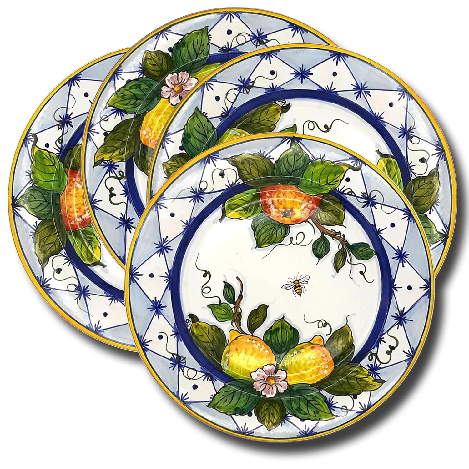 Amazon.com: Italian Ceramic dinnerware set - Hand Painted kitchen ...