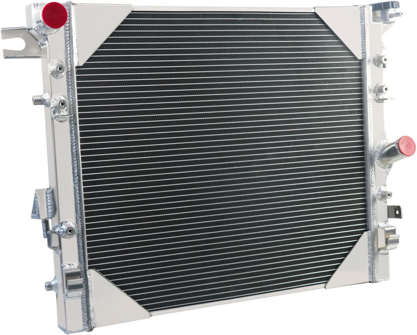 Amazon.com: ALLOYWORKS 3 Row Aluminum Radiator for Jeep Wrangler JK ...