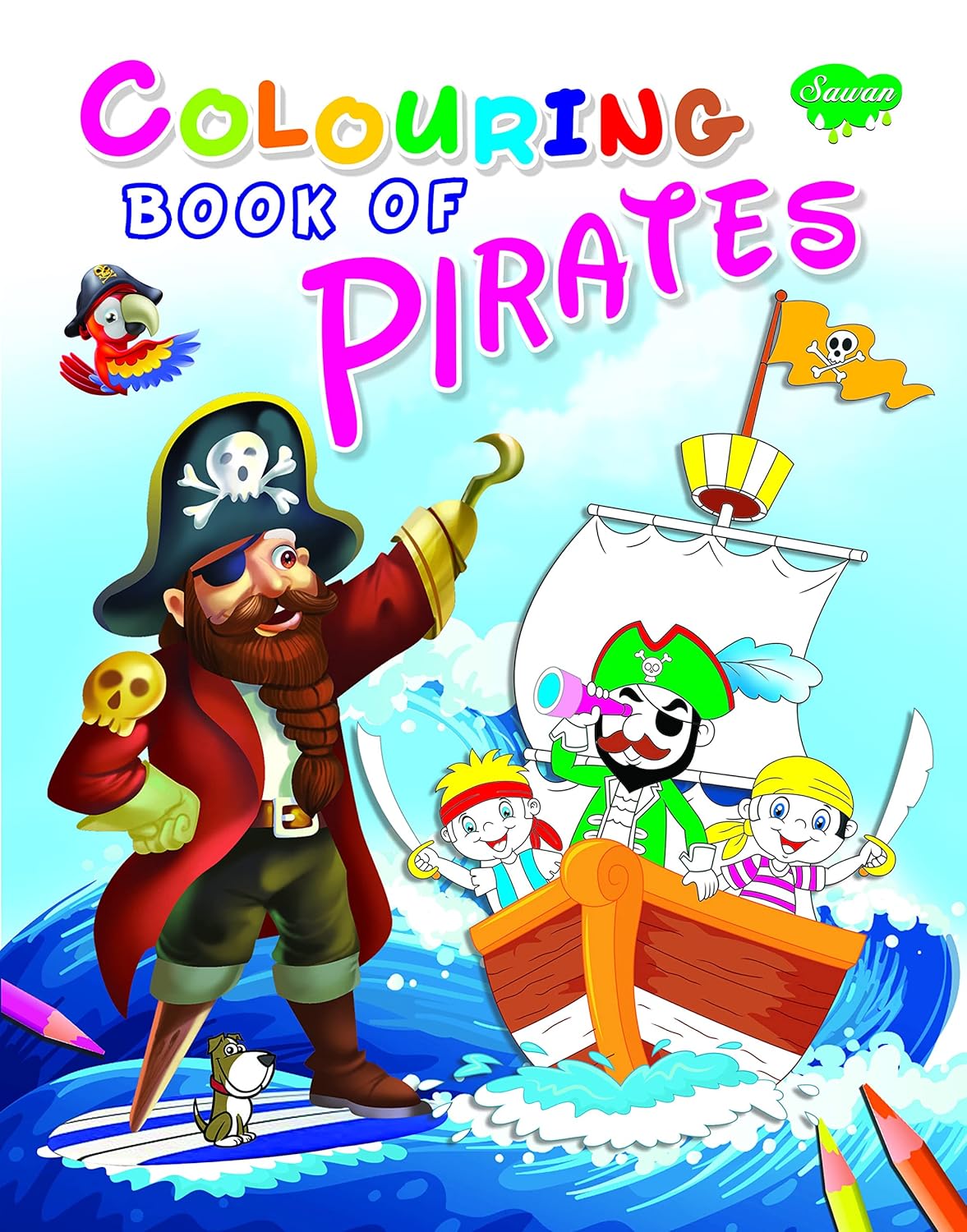 Colouring Book of Pirates: Sawan: 9788131026731: Amazon.com: Books