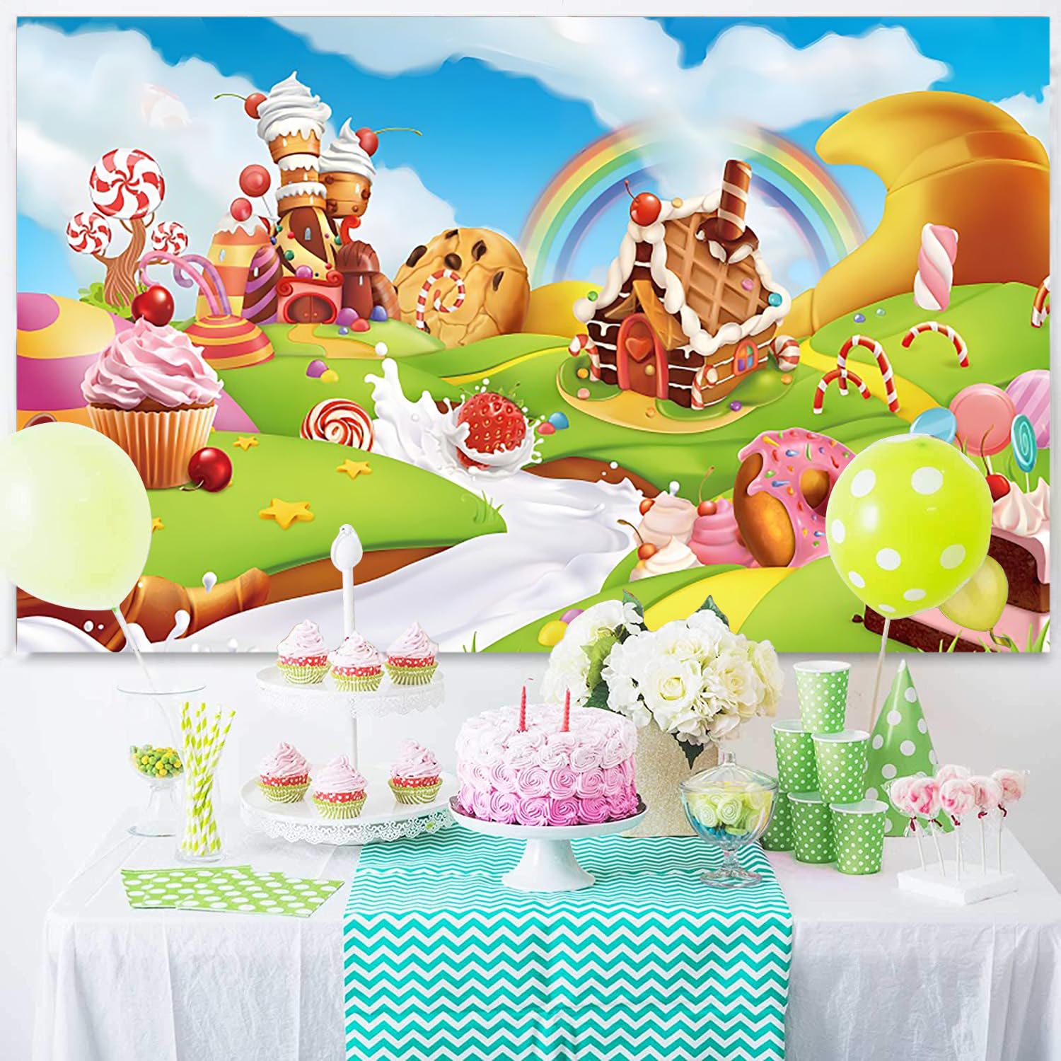Candyland Table Background
