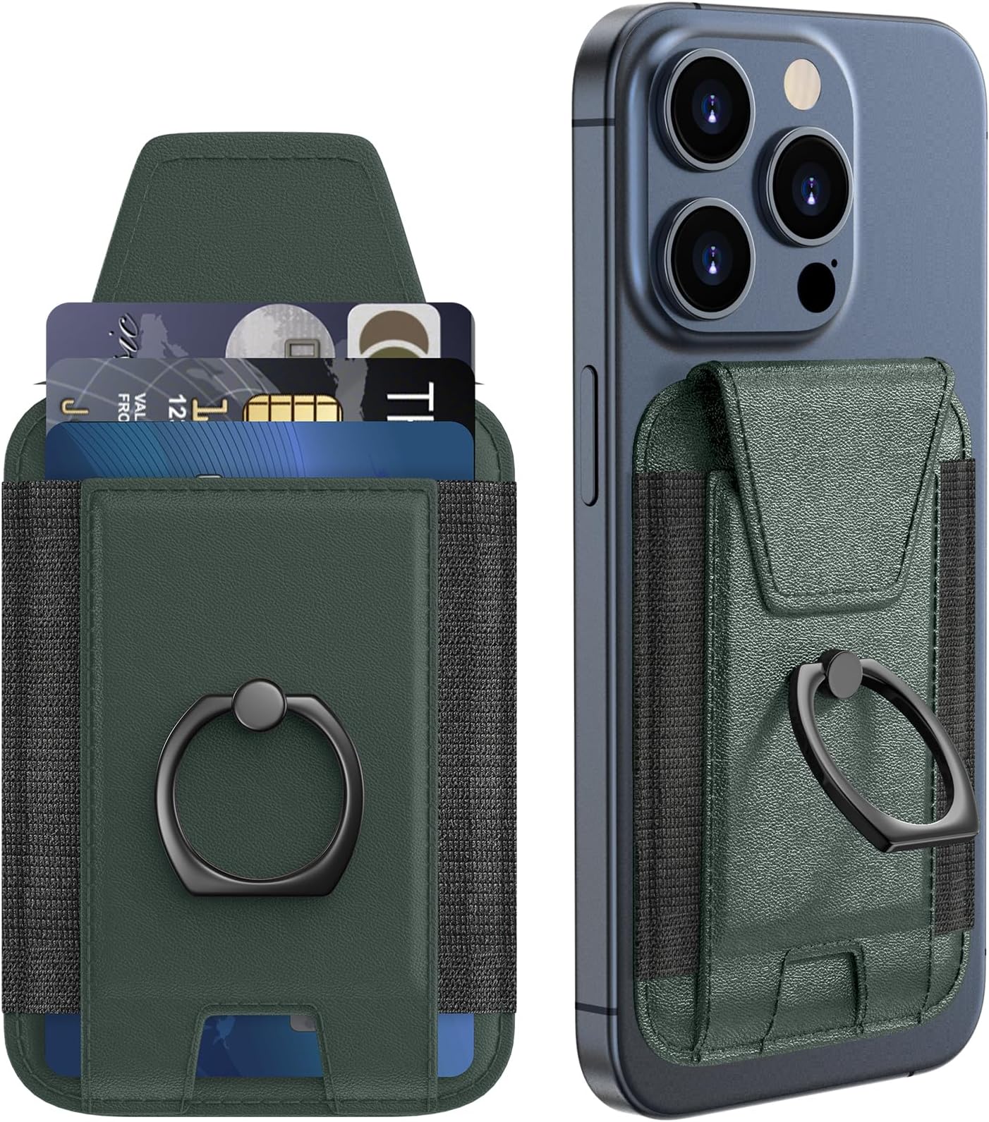 Amazon.com: VULKIT Magnetic Phone Wallet for MagSafe- RFID Blocking ...