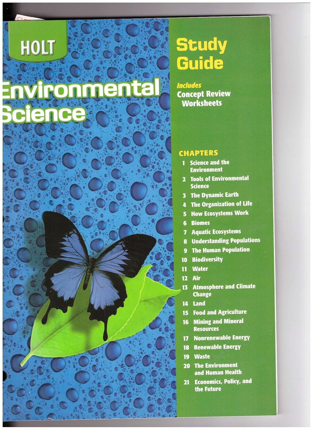 Holt Enviromental Science Study Guide: Holt Rinehart & Winston ...