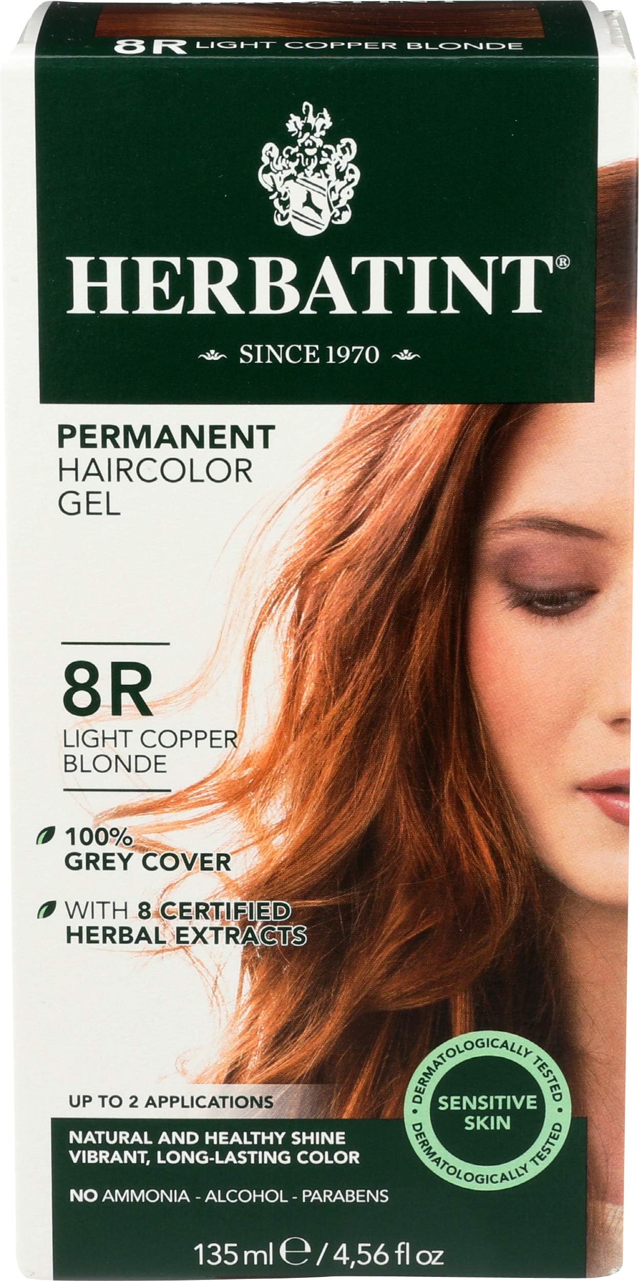 Amazon.com : Herbatint, Hair Color Dark Blond 6N, 4.56 Ounce : Chemical ...