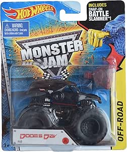 Amazon.com: Hot Wheels Monster Jam Doom's Day, Includes Battle Slammer ...