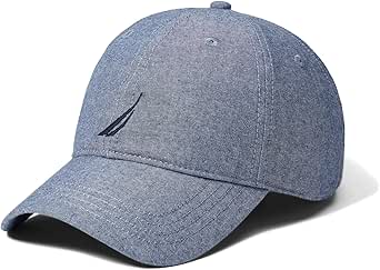 Nautica J-Class Logo 6-Panel Cap Cobalt Wave 1 One Size at Amazon Men’s ...