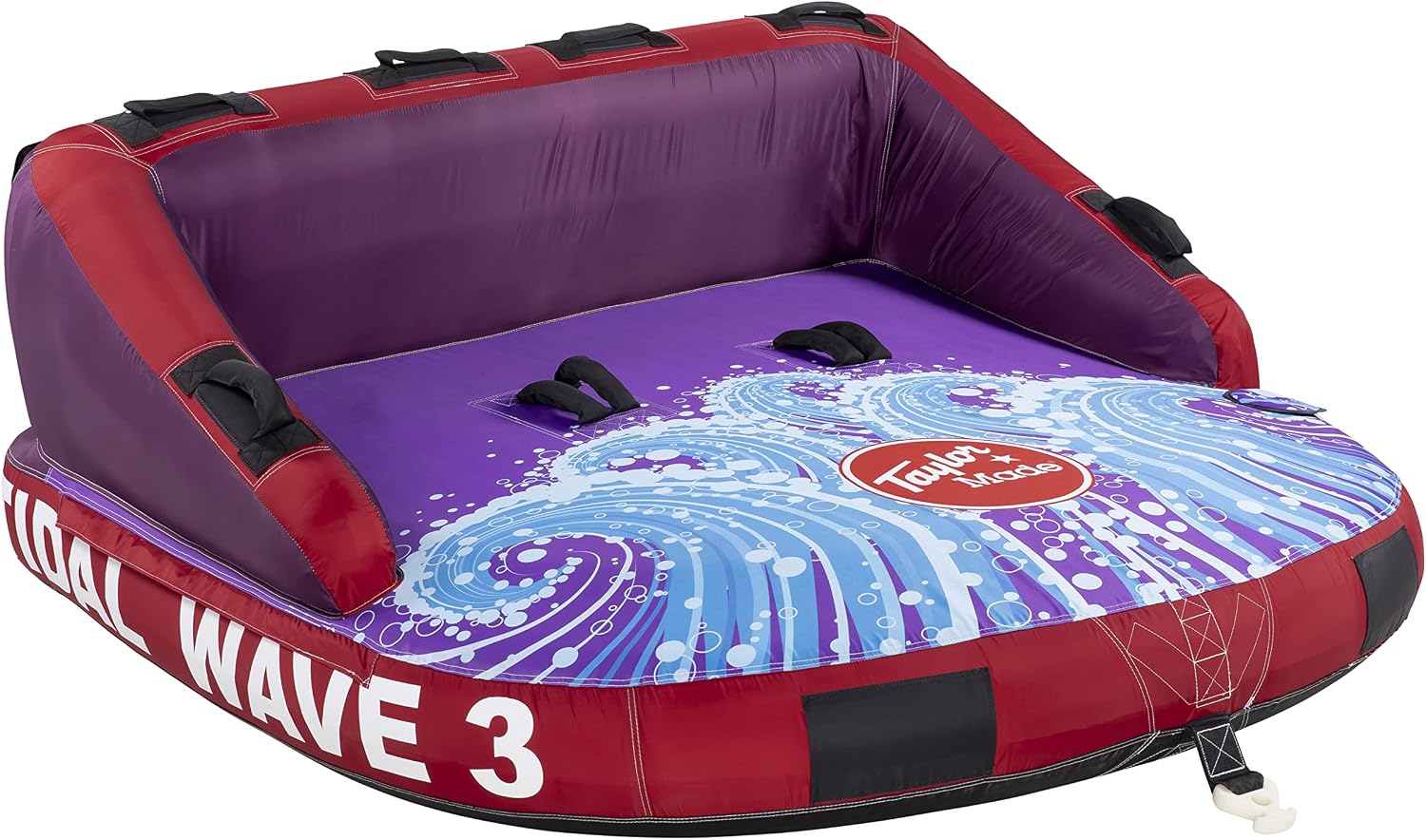 Amazon.com : Taylor Made Tidal Wave 3-Person towable Tube, Boston Valve ...