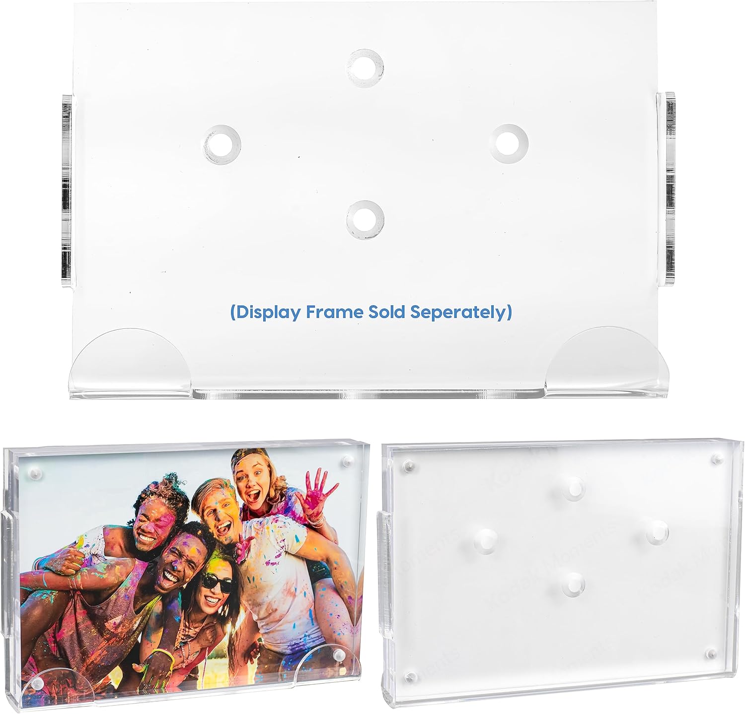 Amazon.com - Mammoth DuraClear Wall Mount Kit for 4x6 Acrylic Picture ...