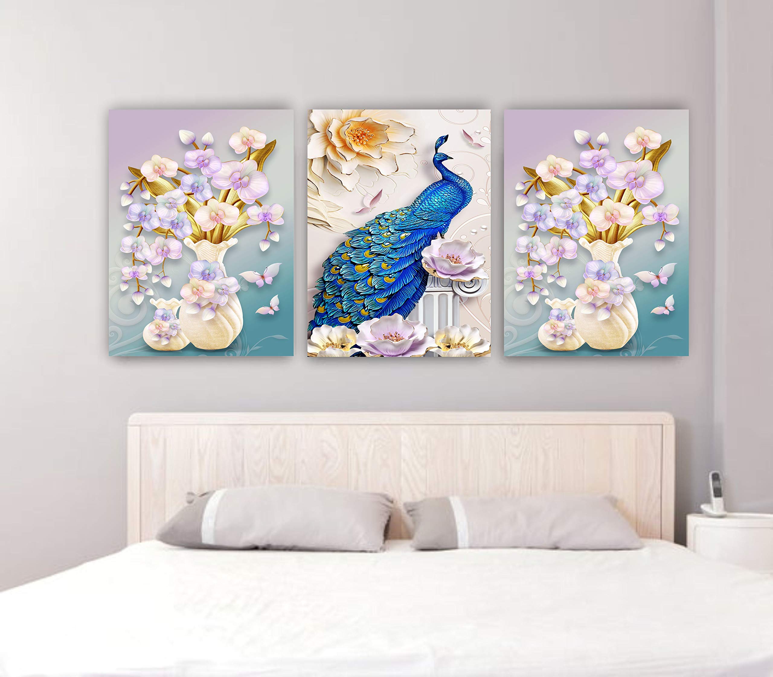 Buy All Your Design Multiple Frames Split Art Texture MDF Wall ...