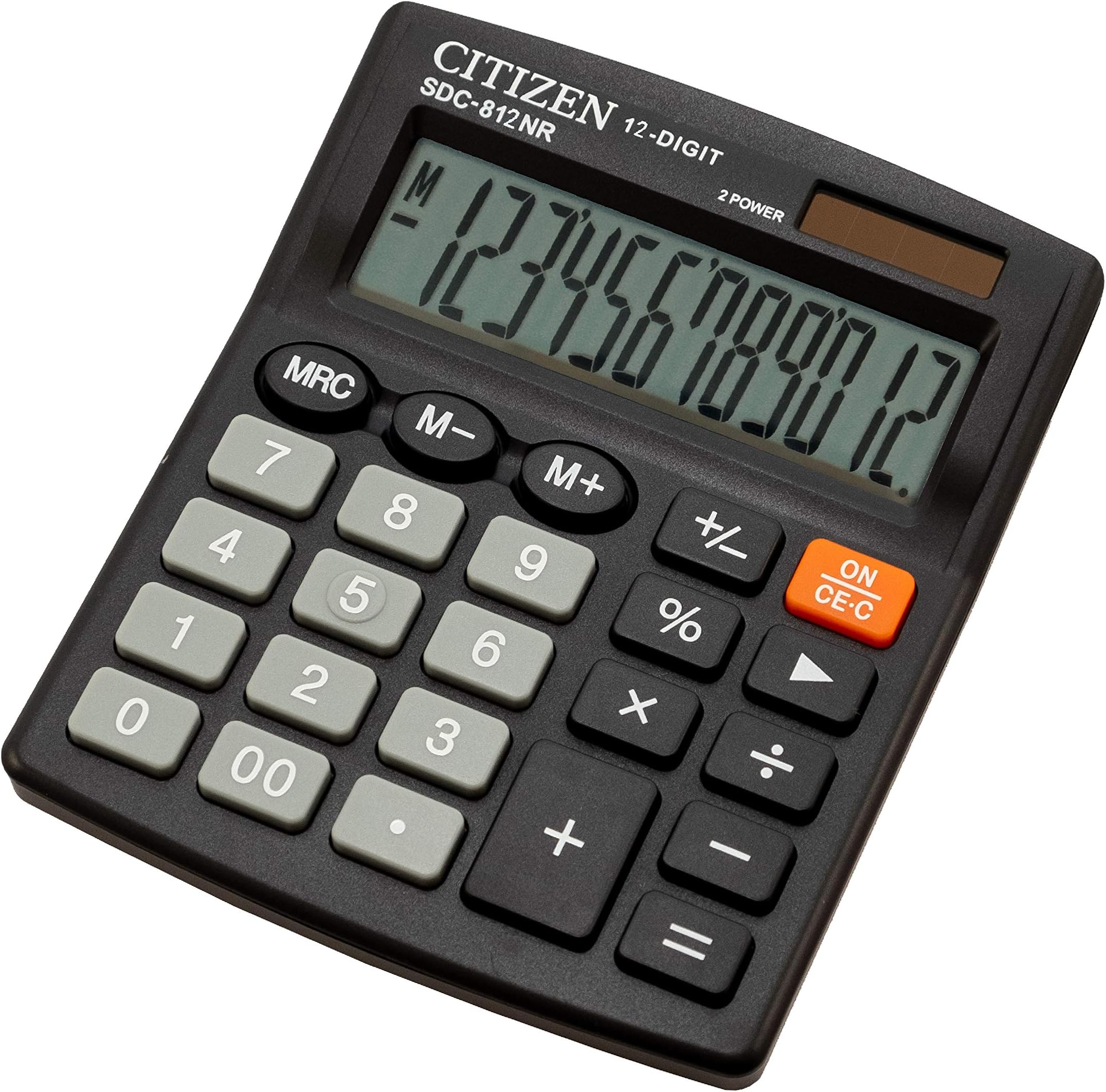 Casio MX-12 Desk Calculator 12-digit Display : Amazon.co.uk: Stationery ...