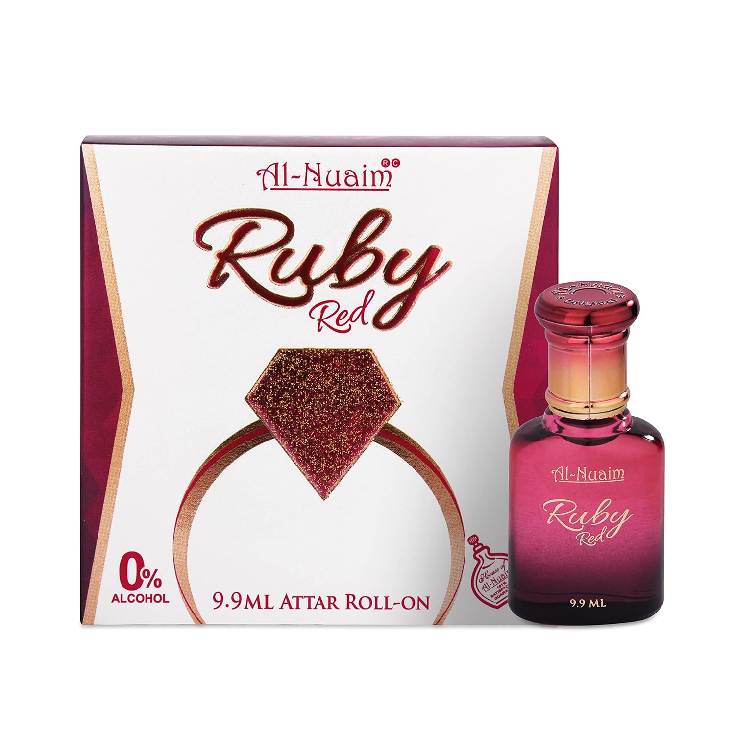 Al-Nuaim Ameer Series |Ruby Red |Alcohol Free |Attar Roll On |Luxury ...