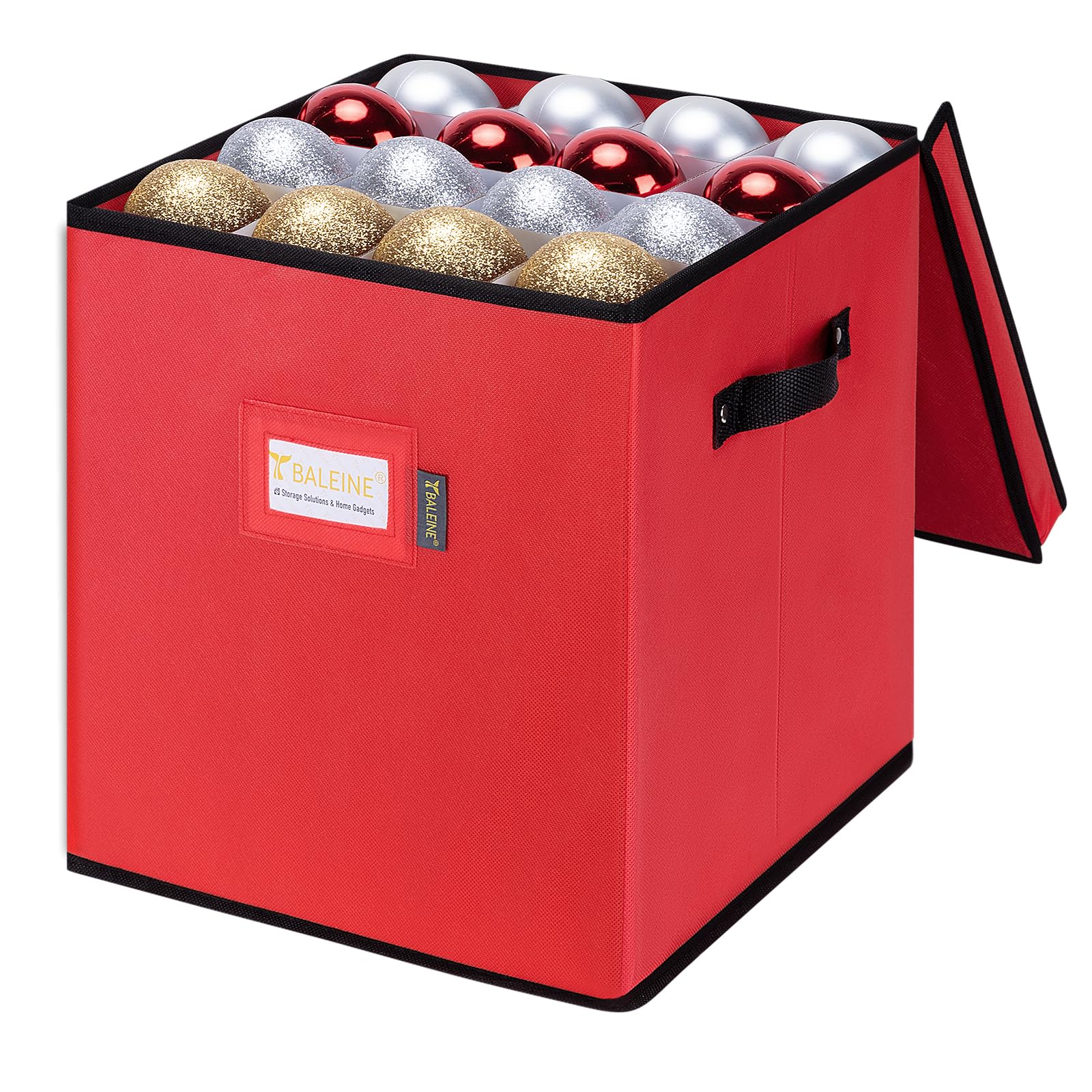 Amazon.com: BALEINE Christmas Ornament Storage Box with Dividers ...