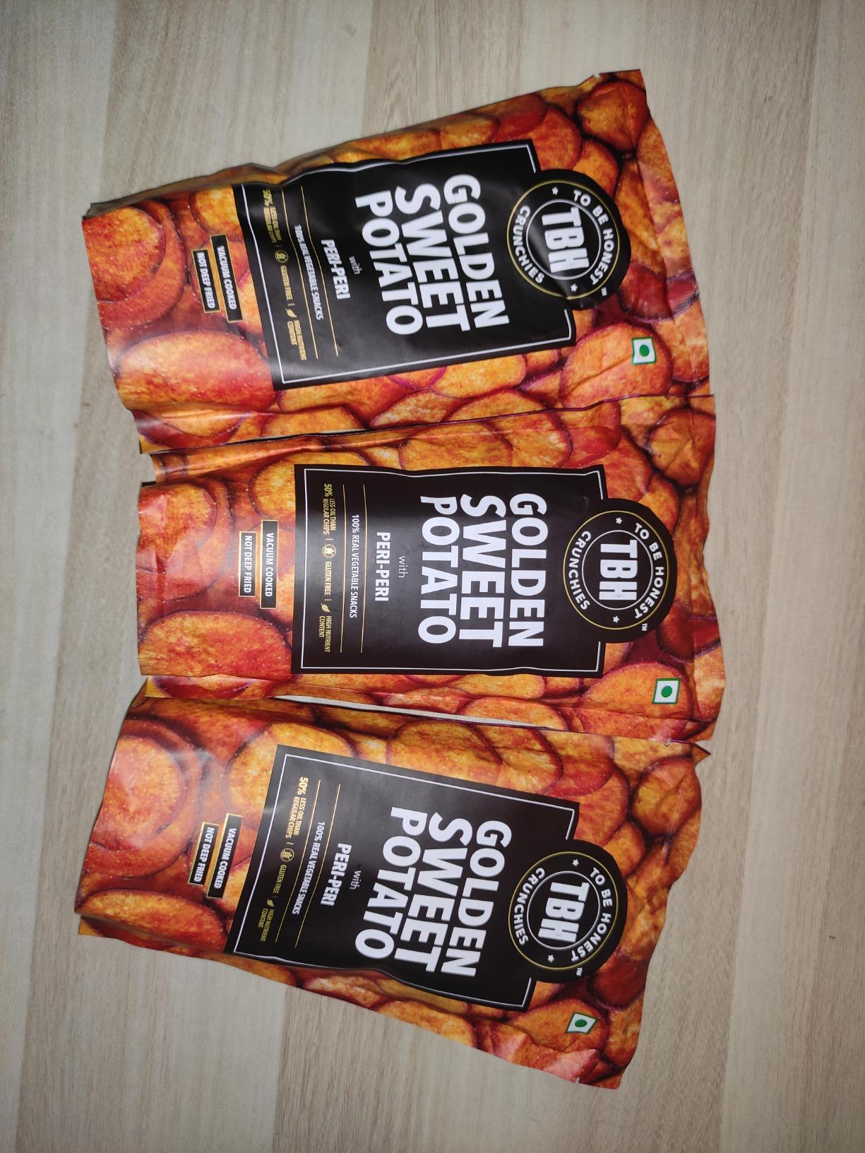 TBH – To Be Honest Vegetable Chips | Golden Sweet Potato Chips with ...