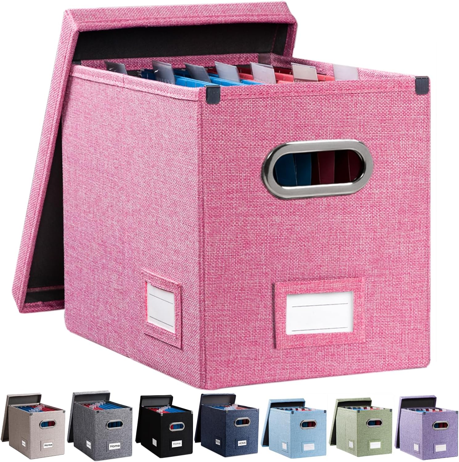 Amazon.com : PRANDOM File Organizer Box - Set of 1 Collapsible ...