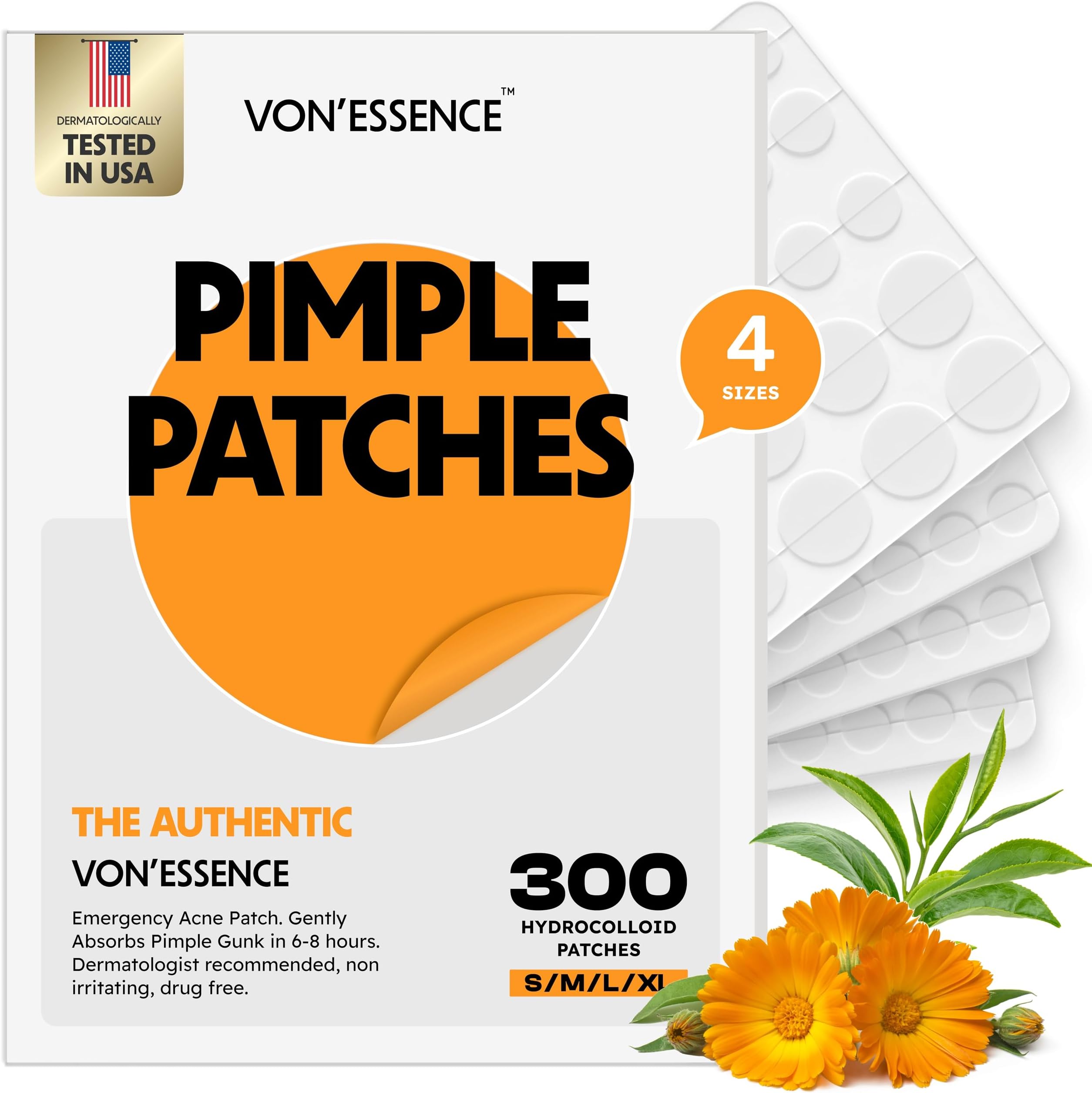 Amazon.com: Acne Pimple Patches For Face - Clear Hydrocolloid Acne ...