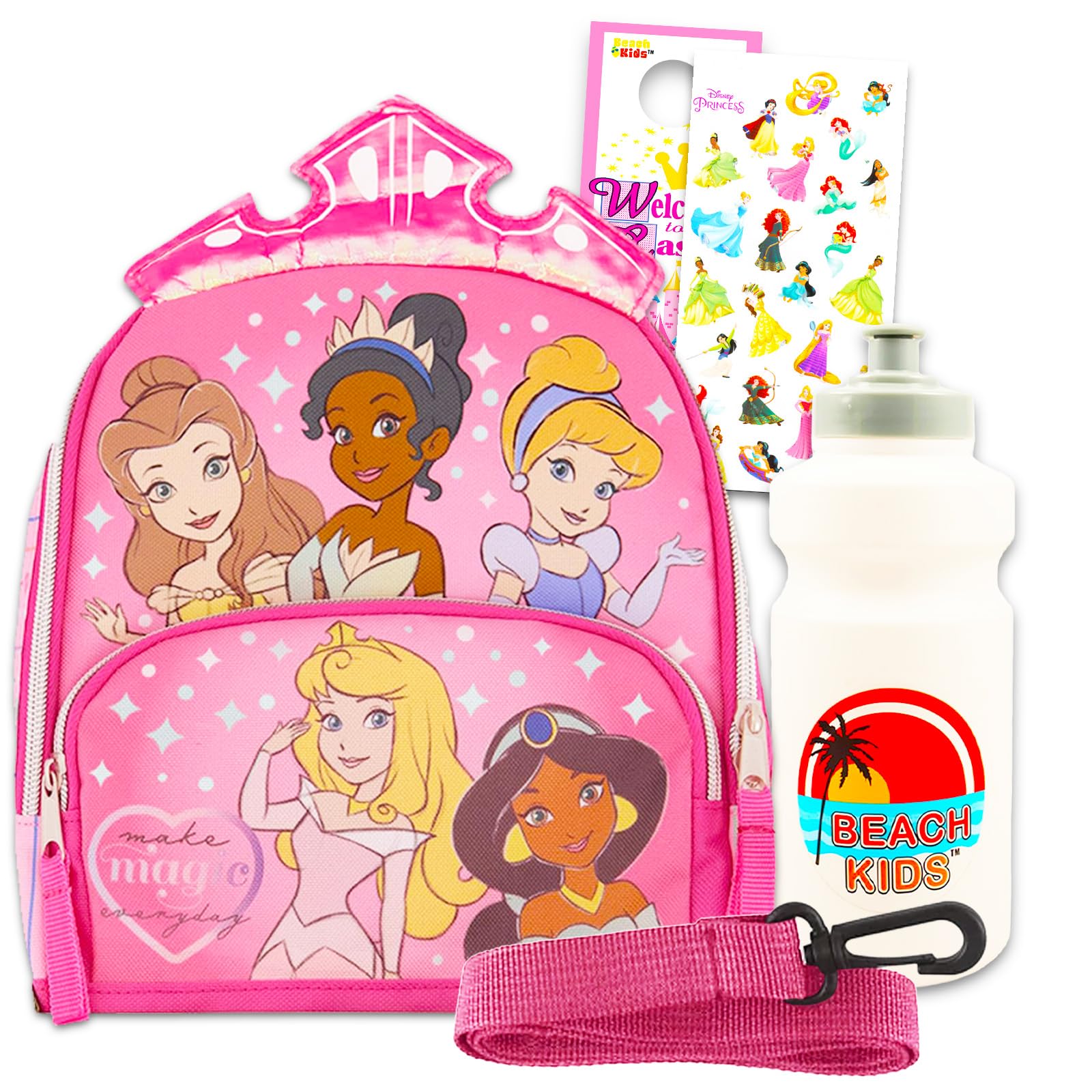 Amazon.com | Disney Princess Mini Backpack for Girls - Princess ...