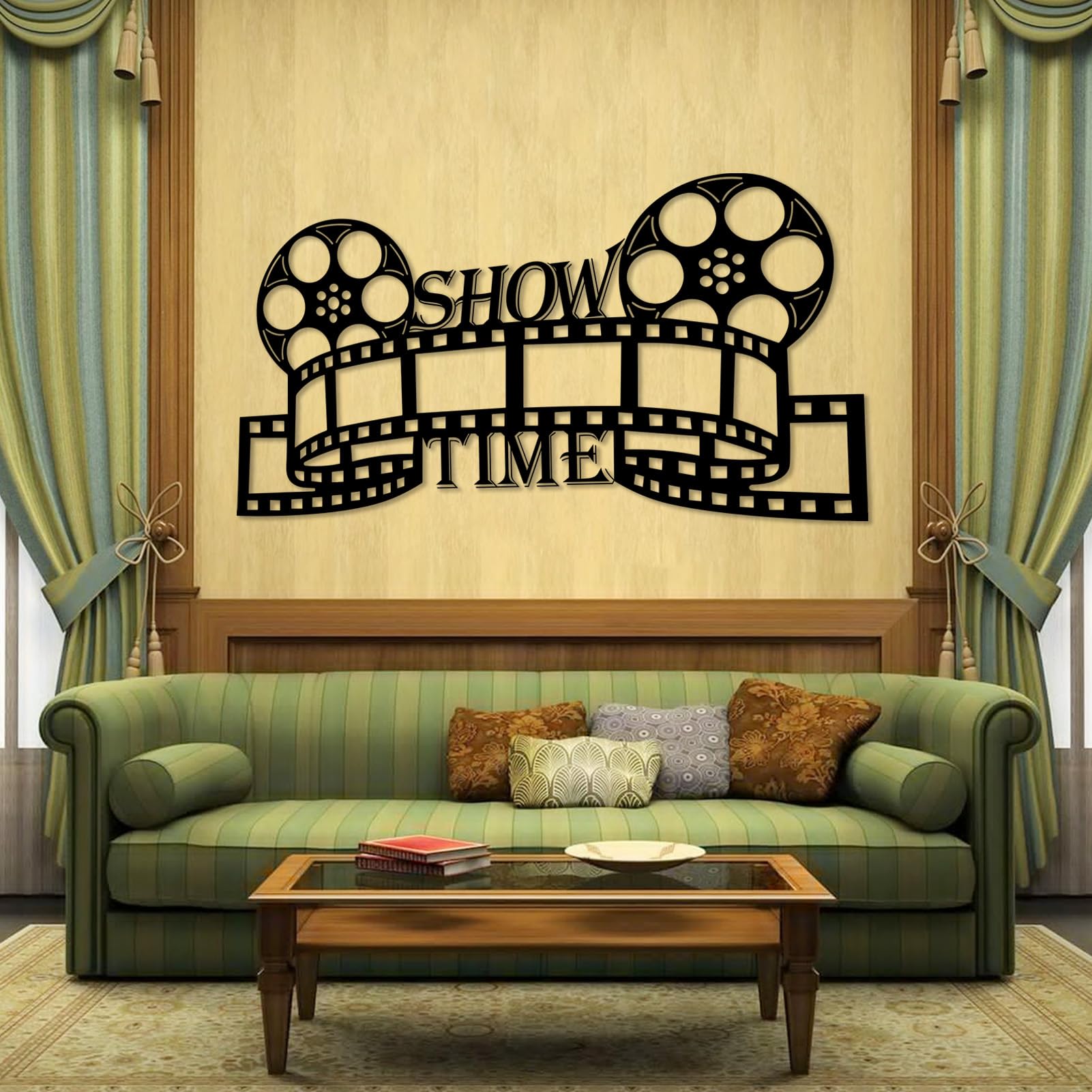 Amazon.com: Metal Movie Theater Wall Decor, Movie Night Wall Decor ...