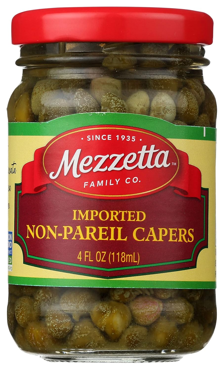 Amazon.com : Mezzetta Caper Non Pareil, 4 Oz (Pack Of 12) : Grocery ...