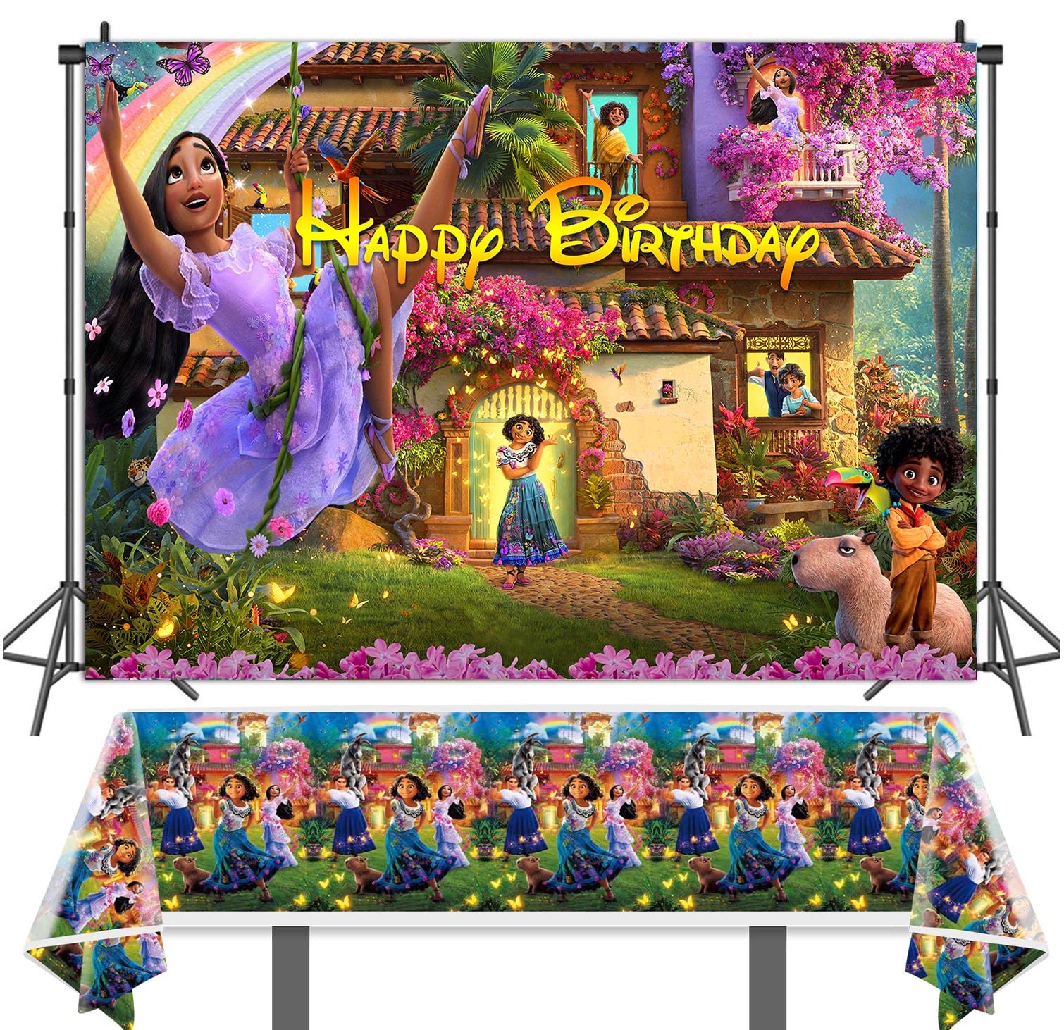 Buy Magic Movie Birthday Party Supplies,Happy Birthday Background for ...