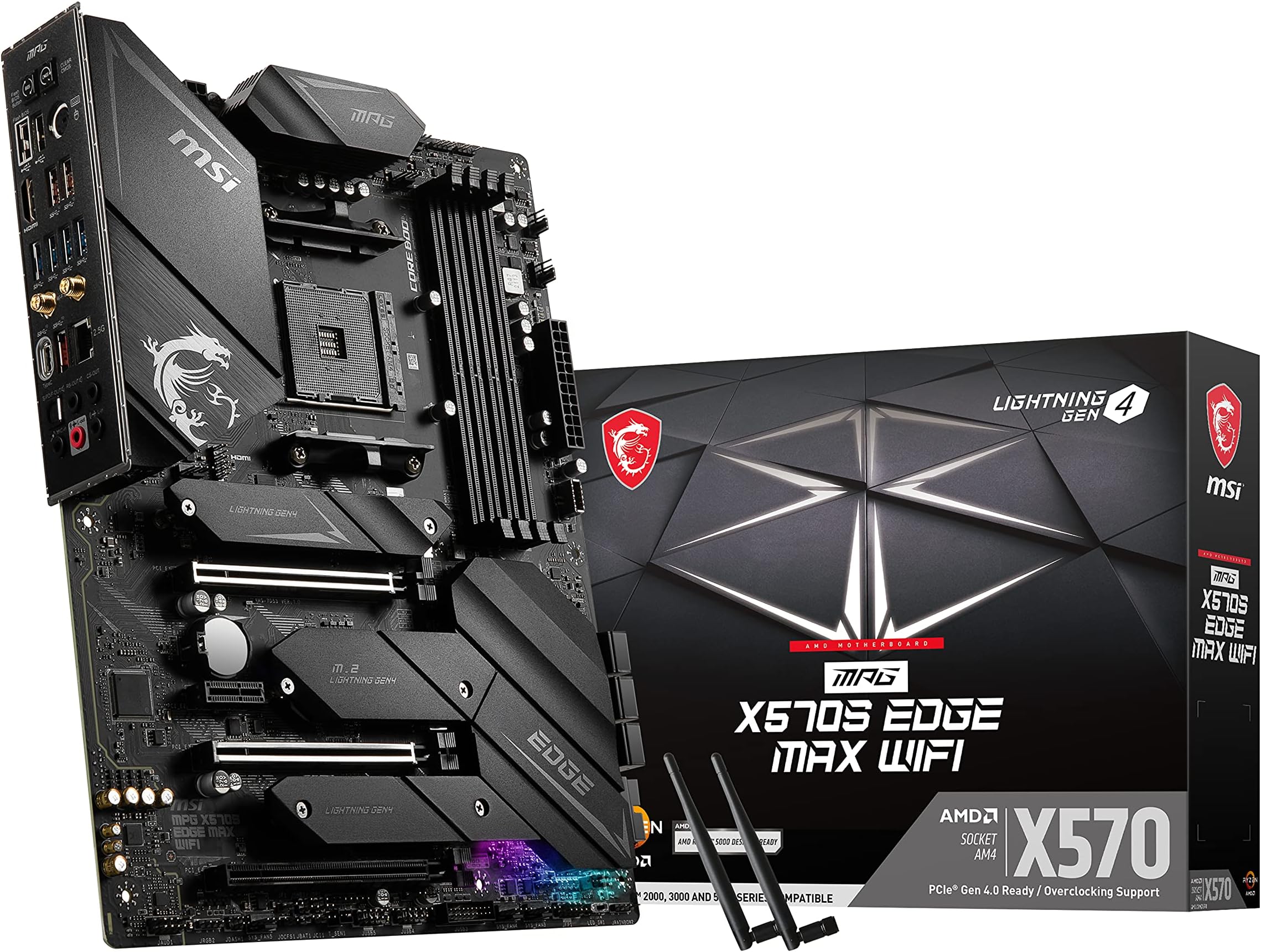 MSI B550M PRO-VDH WIFI Motherboard M-ATX - Supports AMD Ryzen 5000 ...