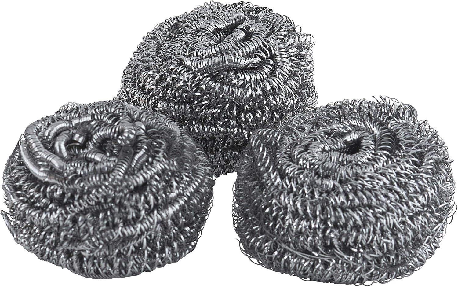 Amazon.com: Superio Stainless Steel Scourers Steel Wool Scrubber Pad ...