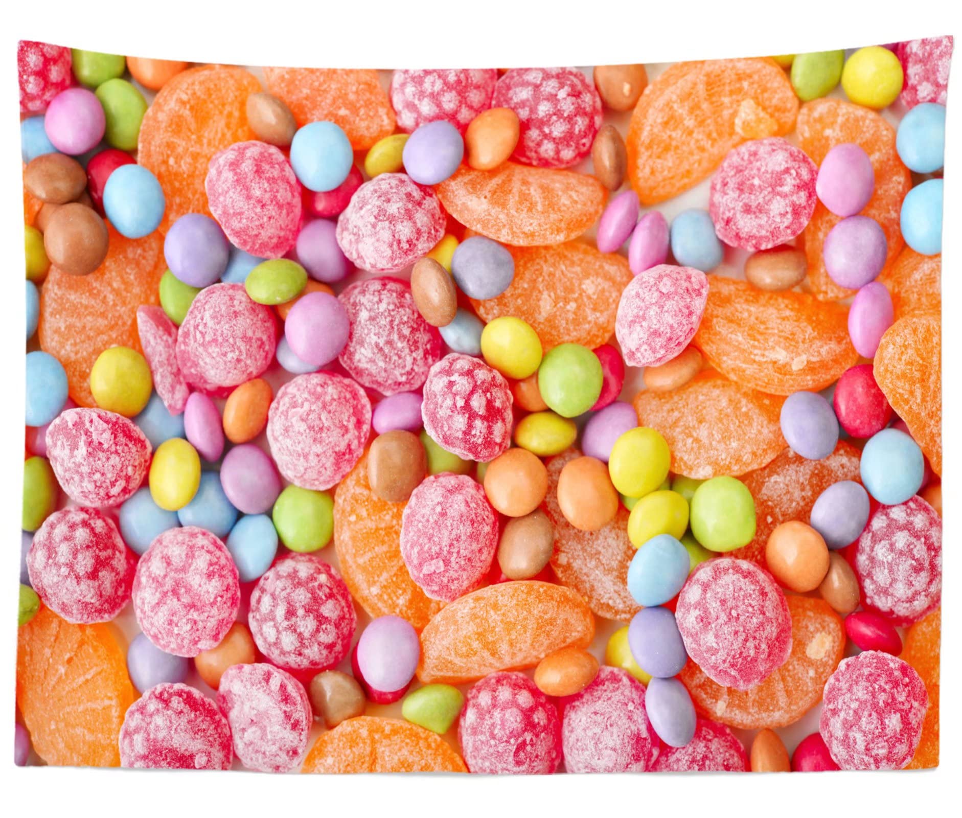 Snapklik.com : 9x6ft Candy Theme Tapestry Backdrop Fruit Hard Candy ...