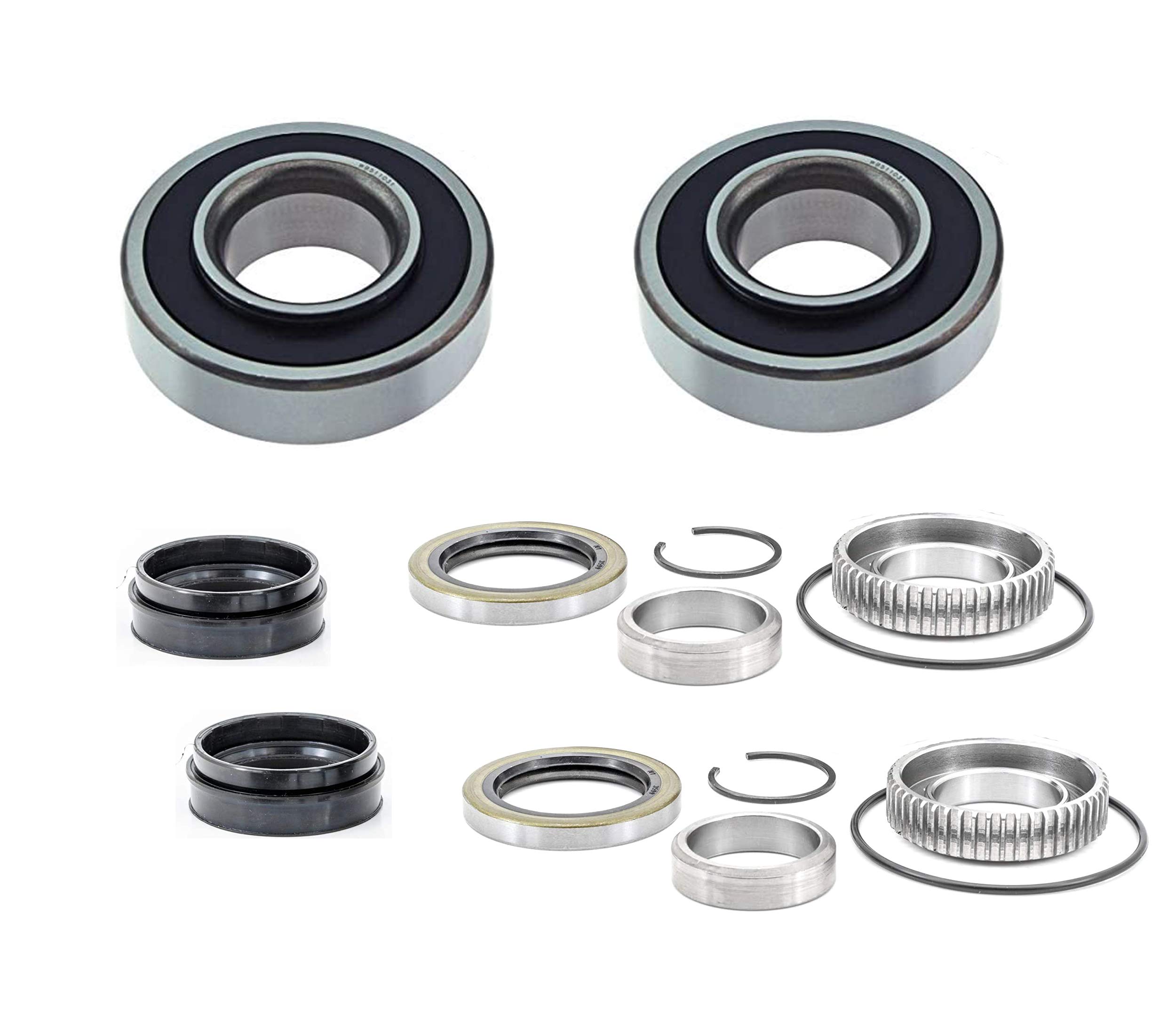 Amazon.com: DTA 2 Rear Wheel Bearing Kits Compatible with Tacoma 2001 ...