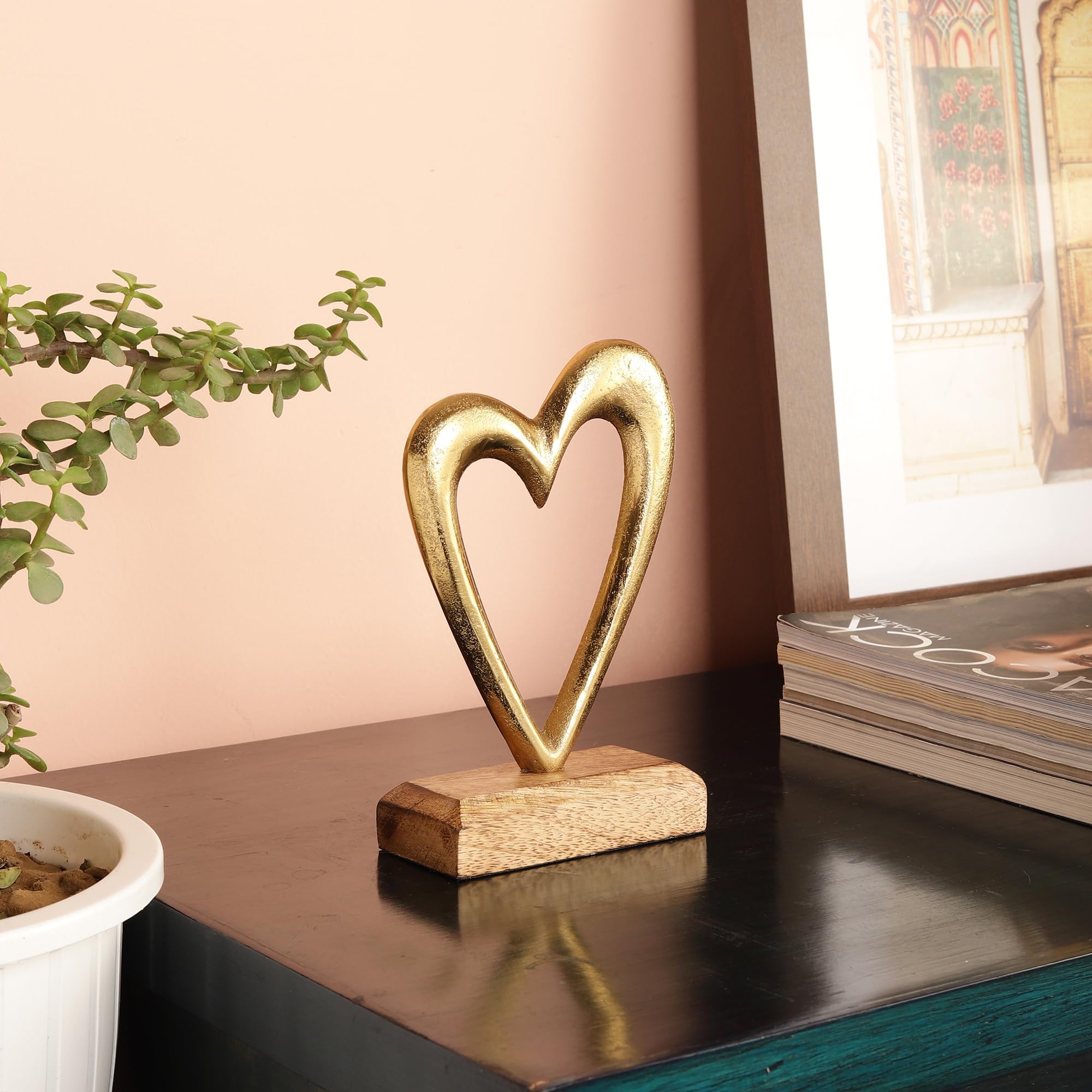 Buy PURESTORY Miniature Metal Decorative Showpiece for Home Decor ...