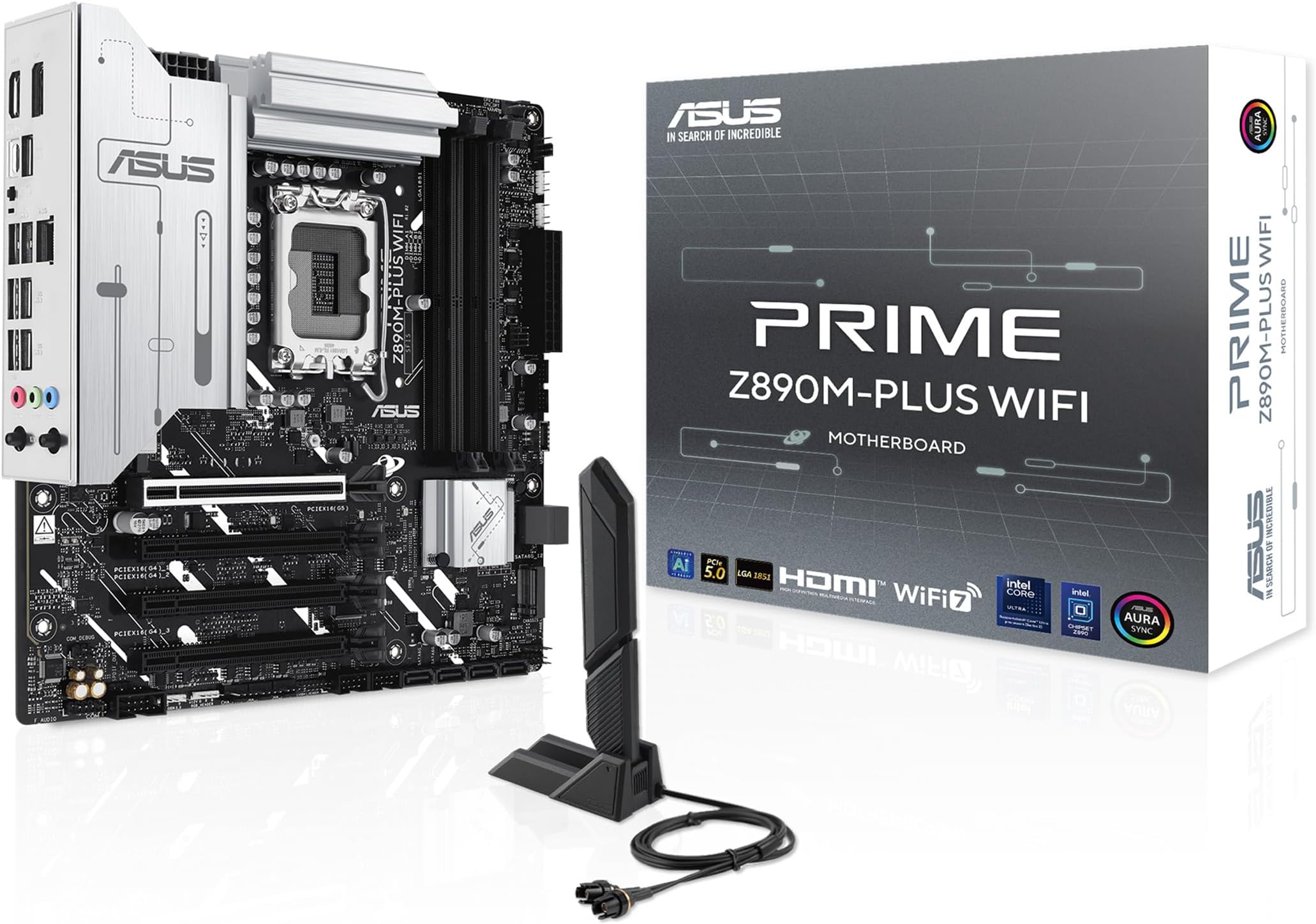 Amazon.com: ASUS PRIME Z890M-PLUS WIFI: Intel Z890 LGA1851 DDR5 8400 DP ...