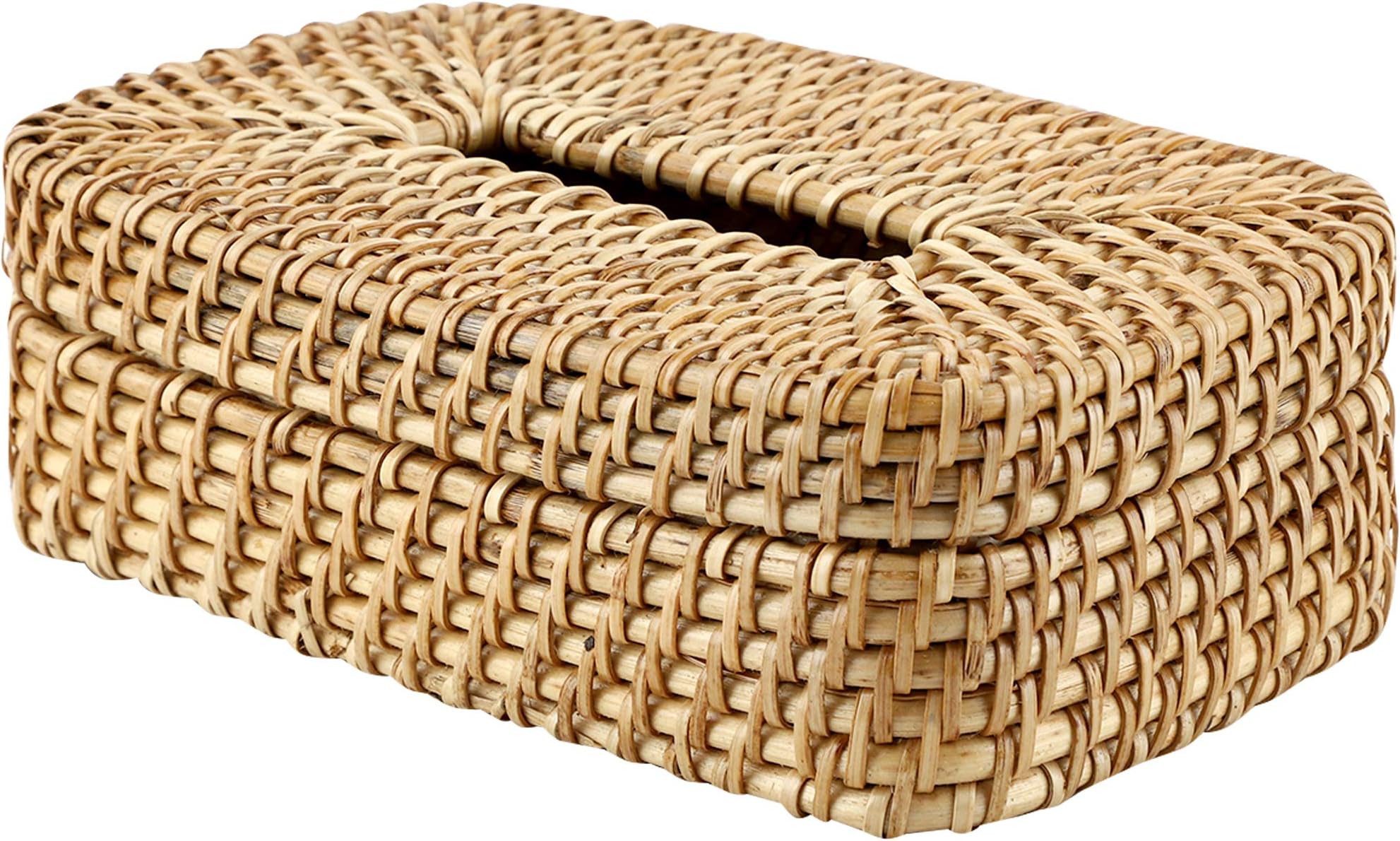 Kopou Cane/Rattan Wicker Rectangle Tissue Box : Amazon.in: Home & Kitchen