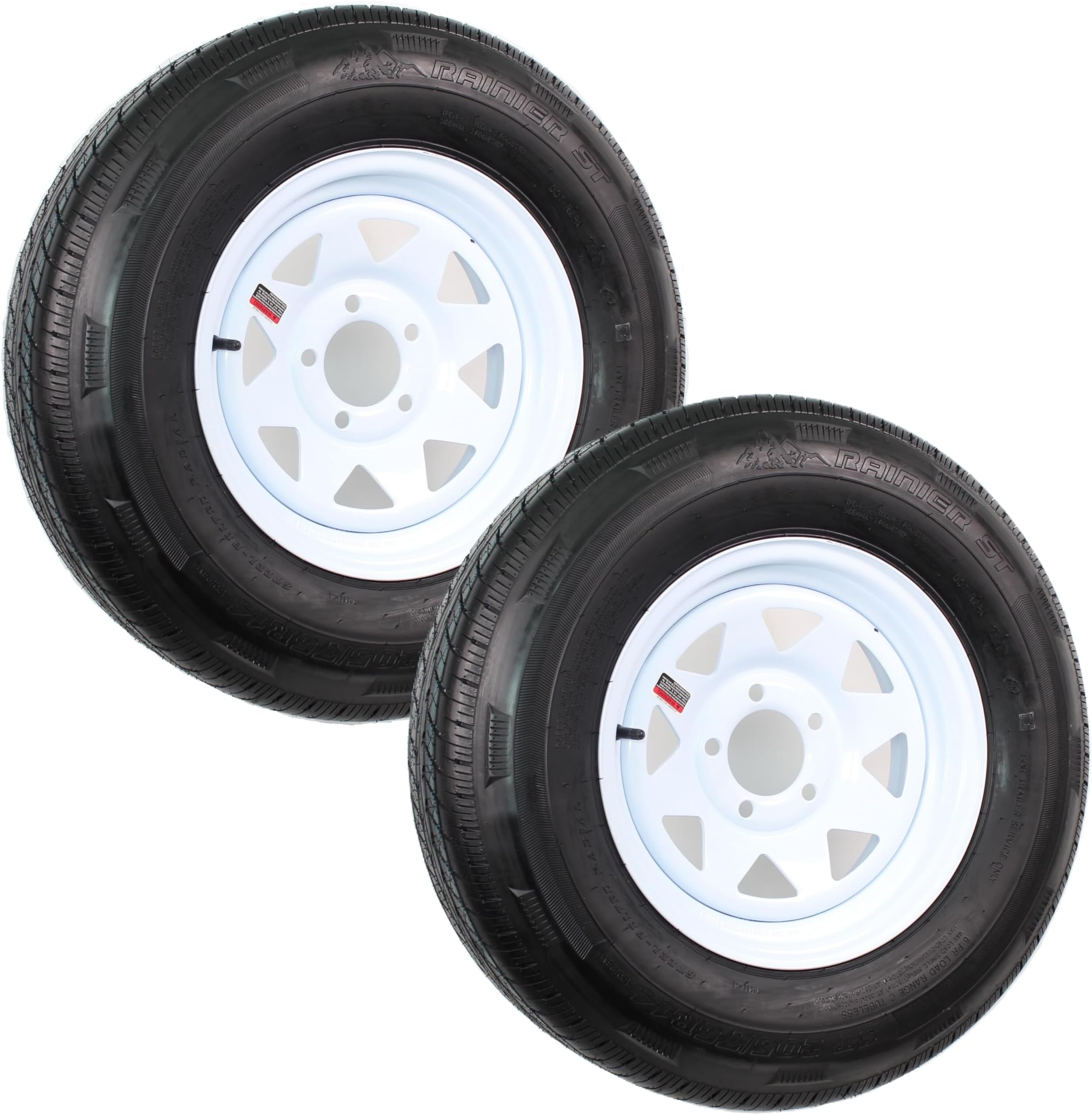 Amazon.com: Free Country Trailer Tire Wheel Assembly ST205/75D15 6-Ply ...