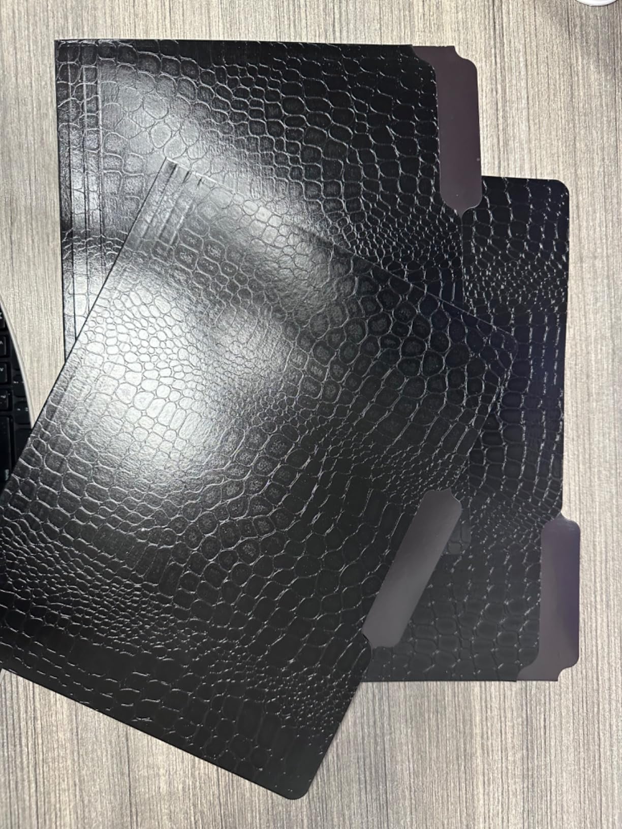 Amazon.com : Mr. Pen- File Folders, 9.4" x 11.7", 3 Pack, Black Leather ...