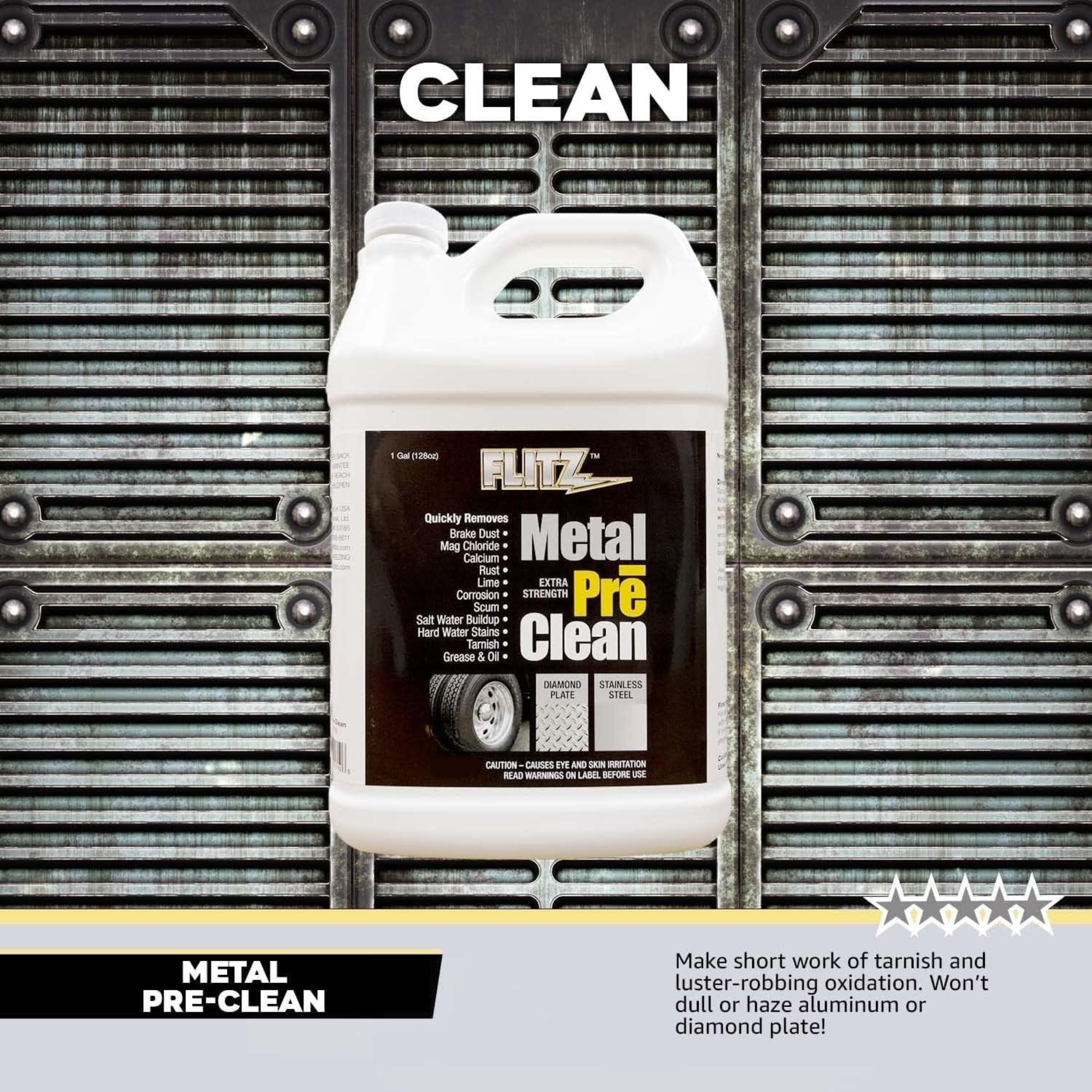 Snapklik.com : Flitz Metal Pre-Clean - 1 Gallon Of USA-Made Stainless ...