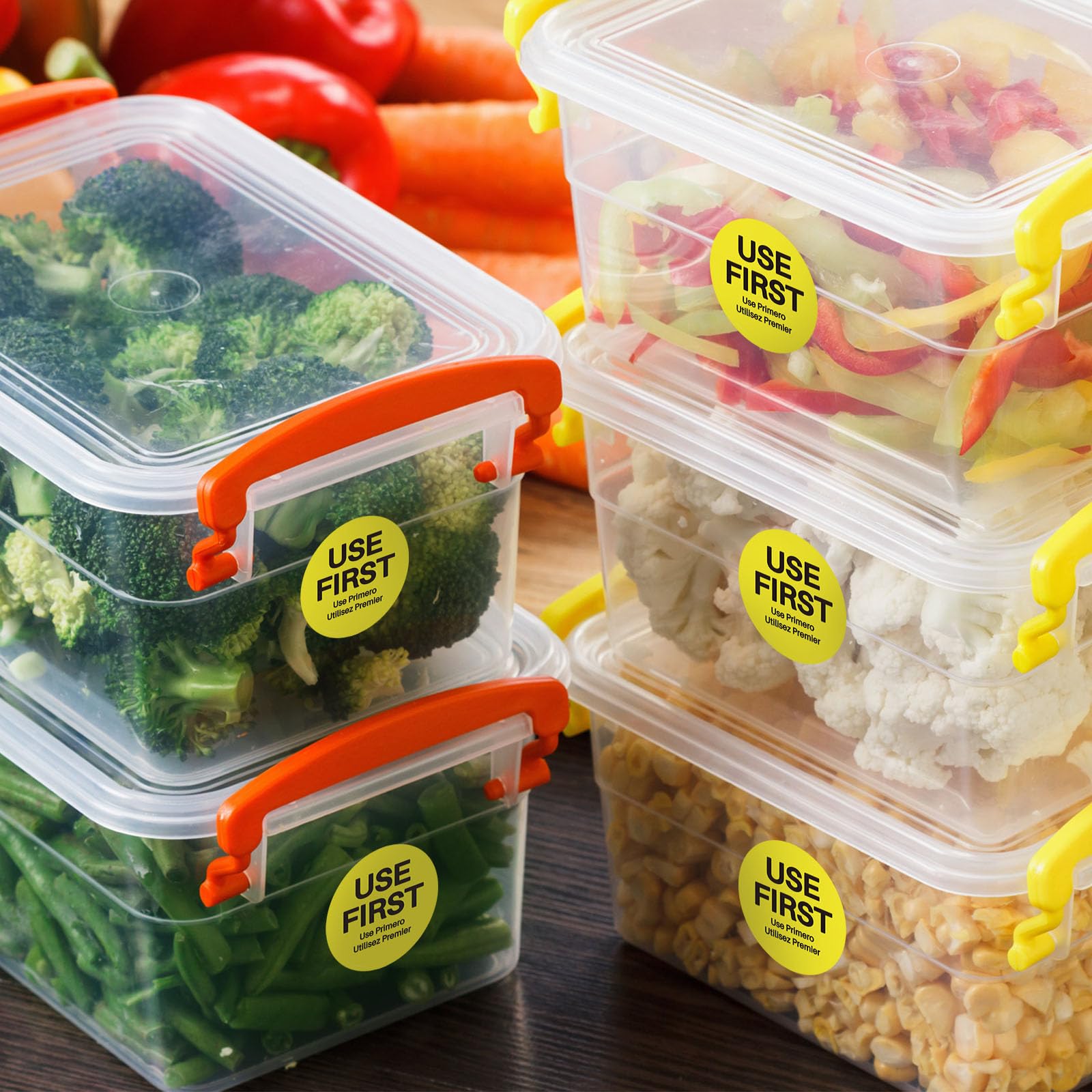 Snapklik.com : Epakh 2000 Pcs Use First Stickers Food Service 1.5 Inch ...