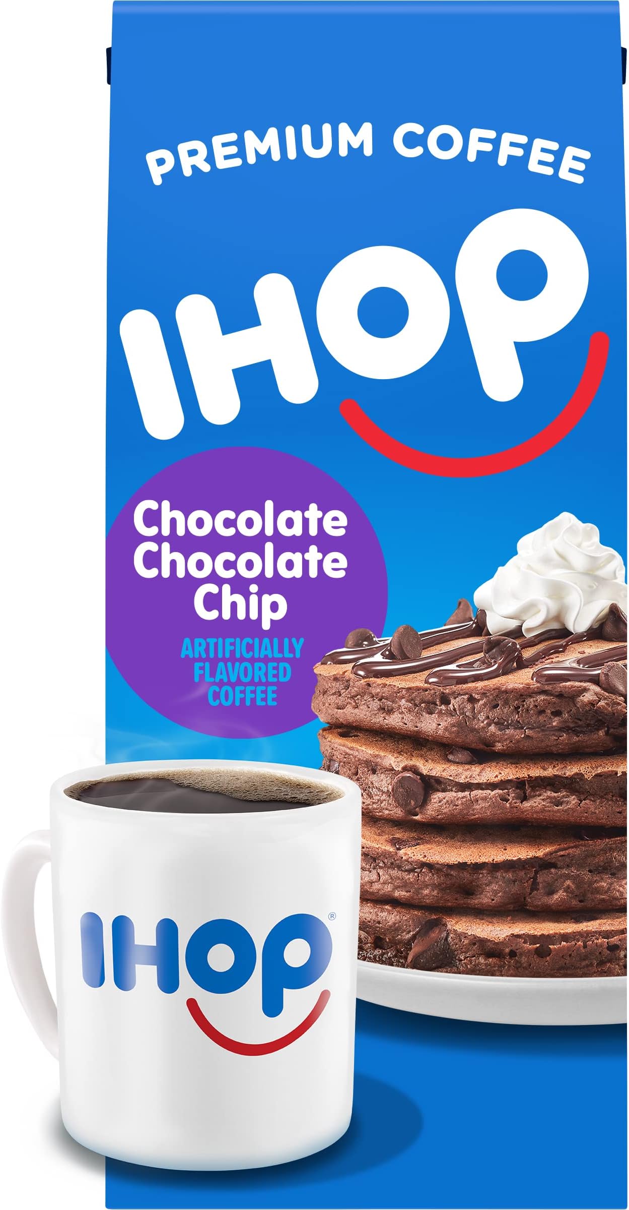 Amazon.com: IHOP Chocolate Chocolate Chip Flavored Ground Coffee, 11 oz ...