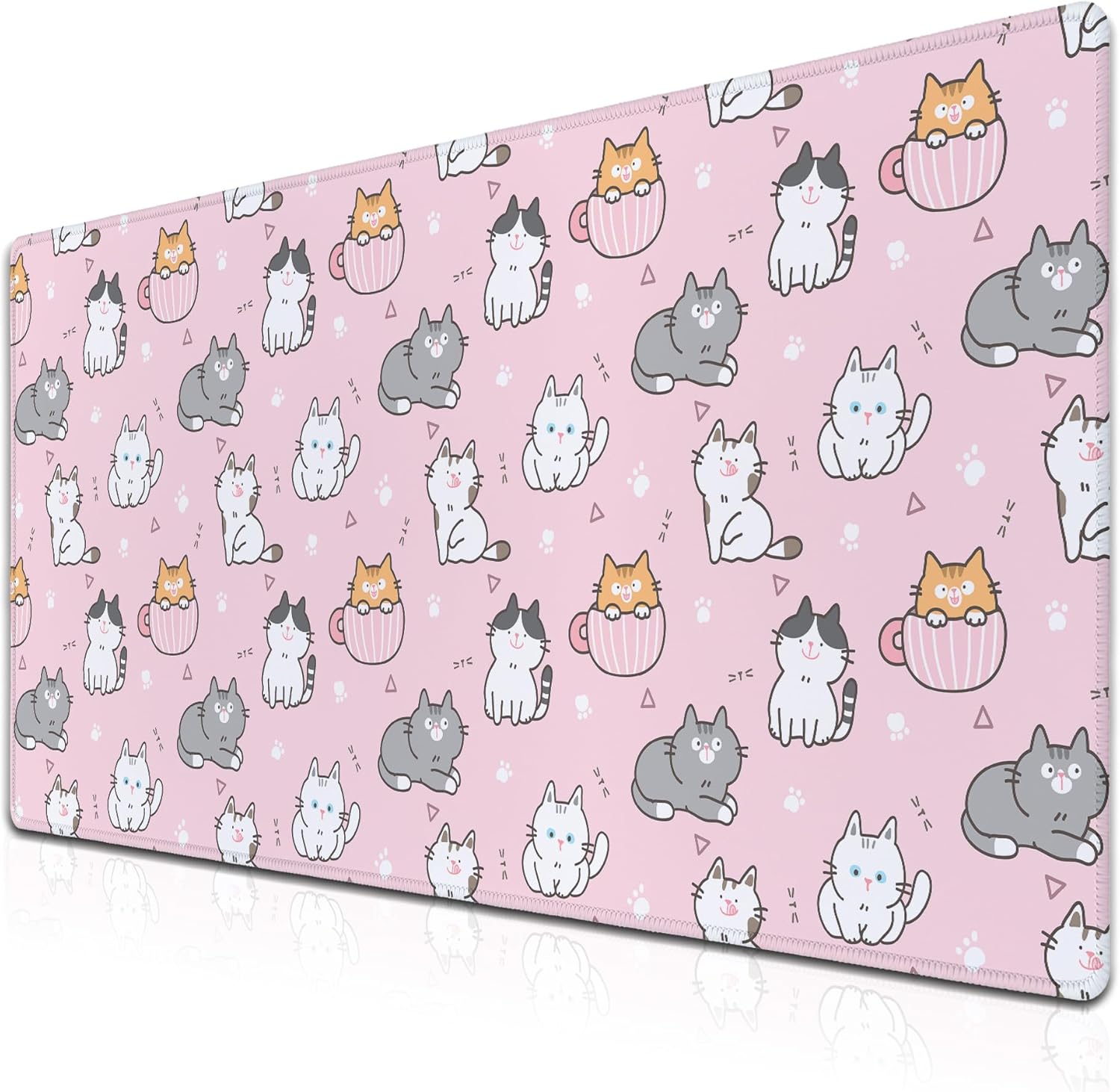 Amazon.com: Samgula Gaming Mouse Pad Pink, Large Mousepads Computer ...