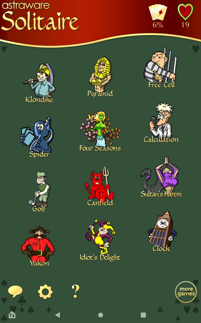 Astraware Solitaire Free:Amazon.de:Appstore for Android