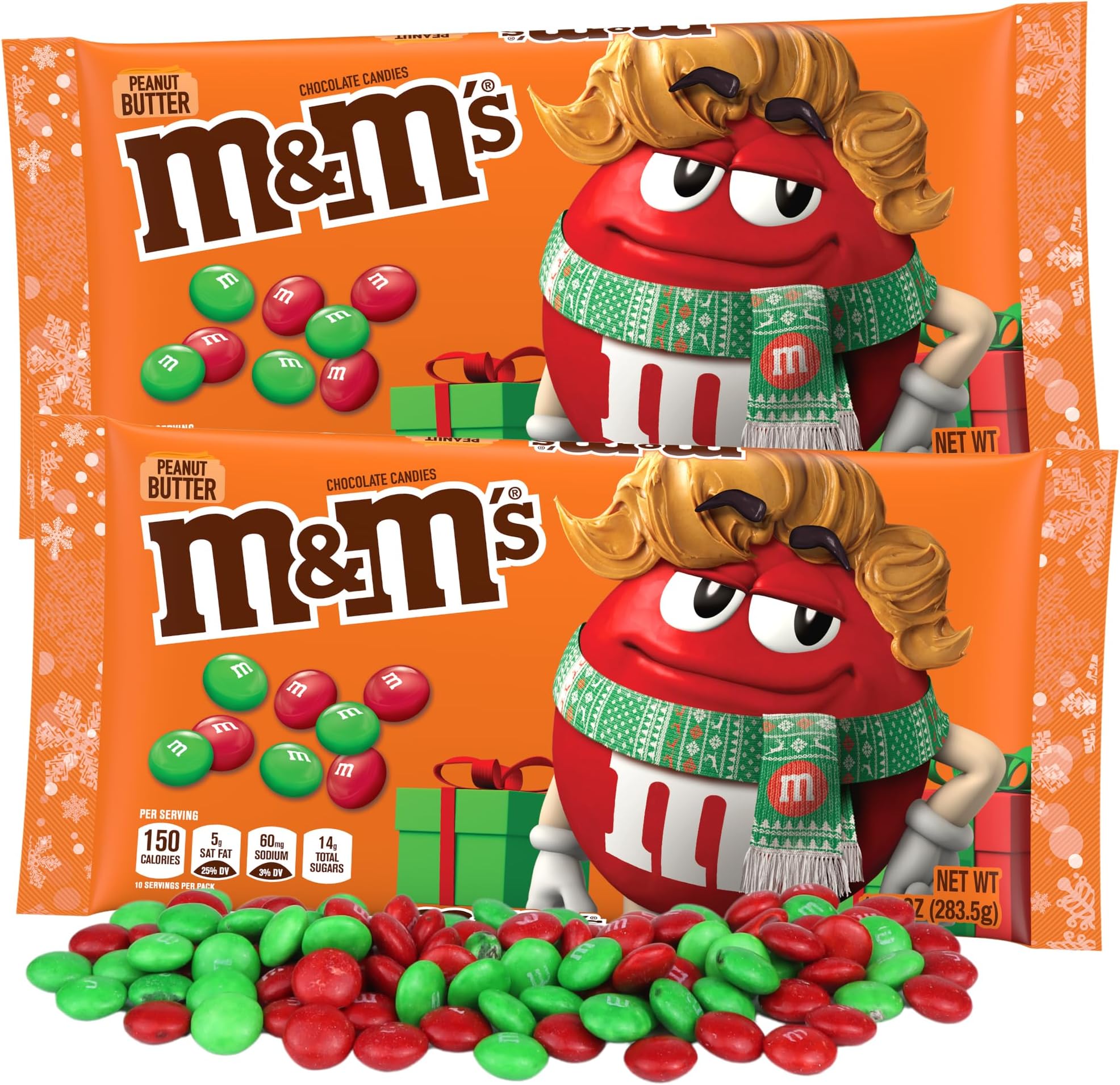Amazon.com: M&M's Peanut Butter Peg Pack - 5.1 oz : Grocery & Gourmet Food