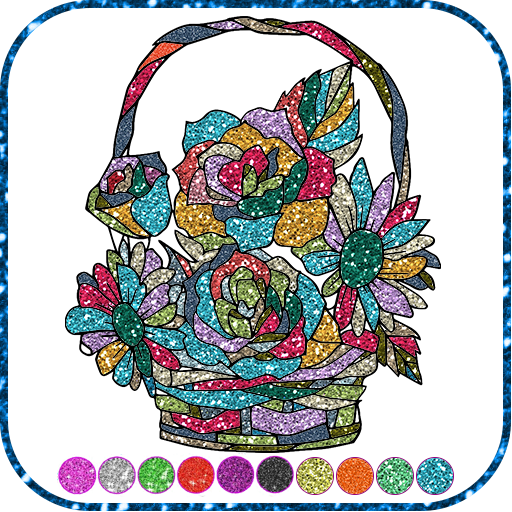 Flowers Coloring Glitter Games - App on the Amazon Appstore