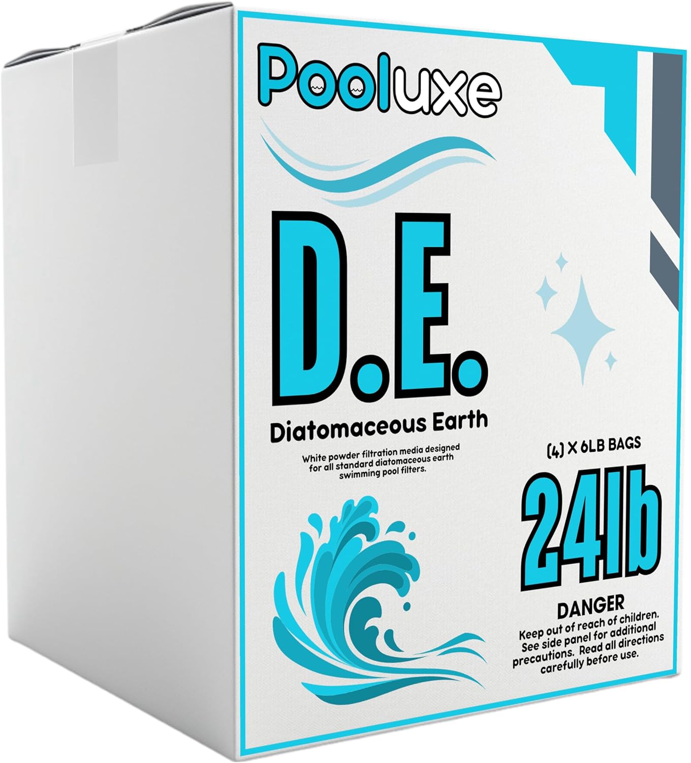 Amazon.com : Pooluxe Premium Diatomaceous Earth Powder - 6LB Bags for ...