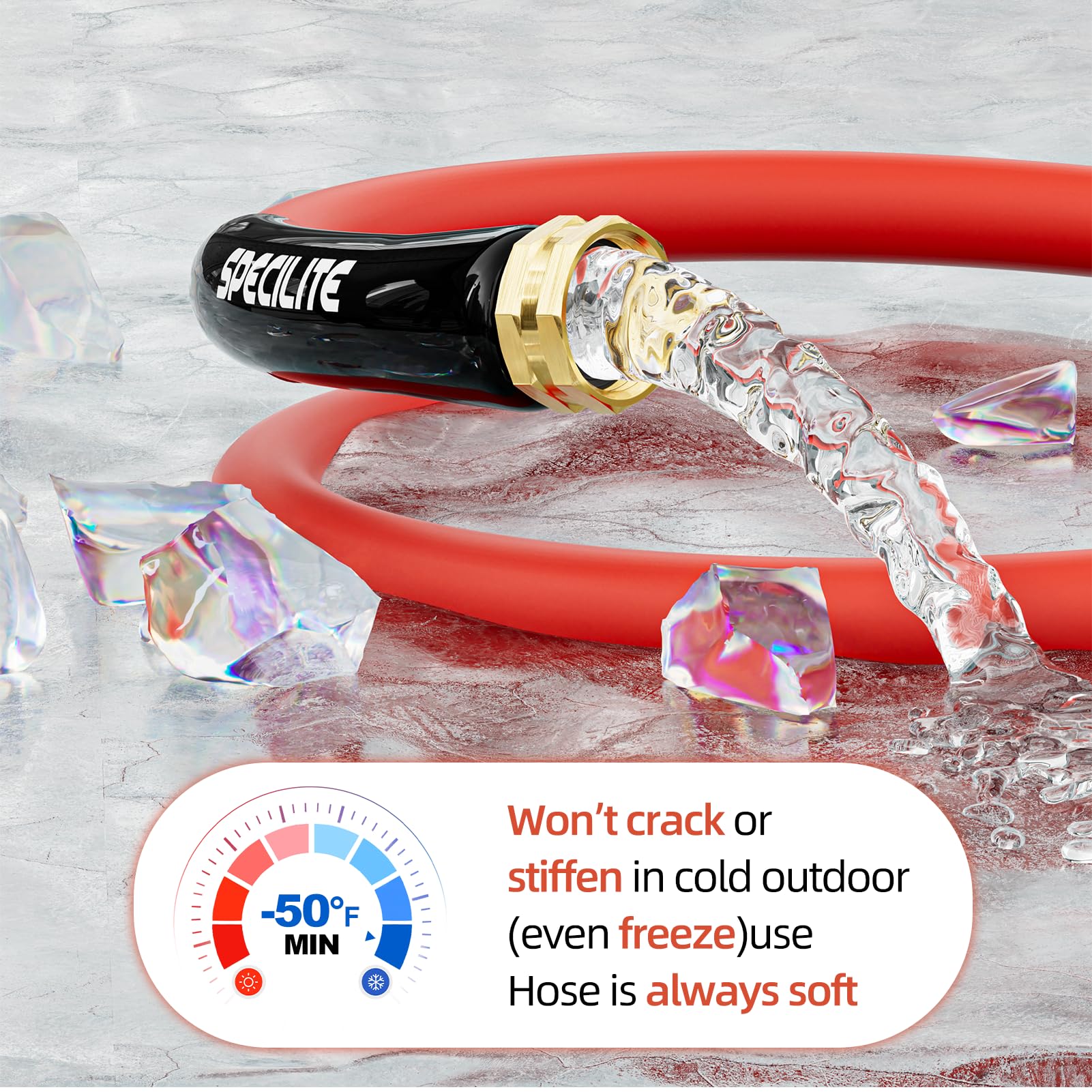 Snapklik.com : SPECILITE 5/8" Hot/Cold Short Leader Garden Water Hose 5 ...