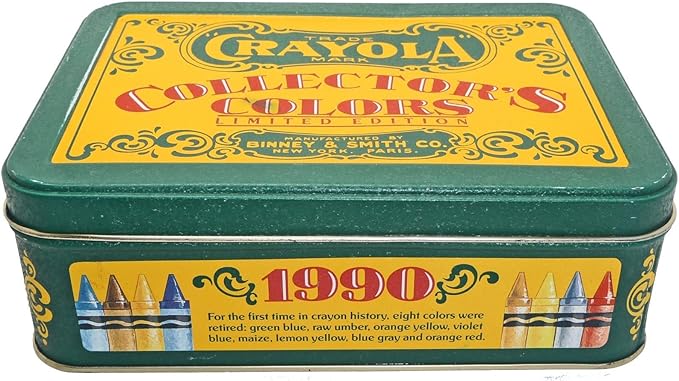 Amazon.com: Crayola Collector's Colors Limited Edition Tin with Crayons ...