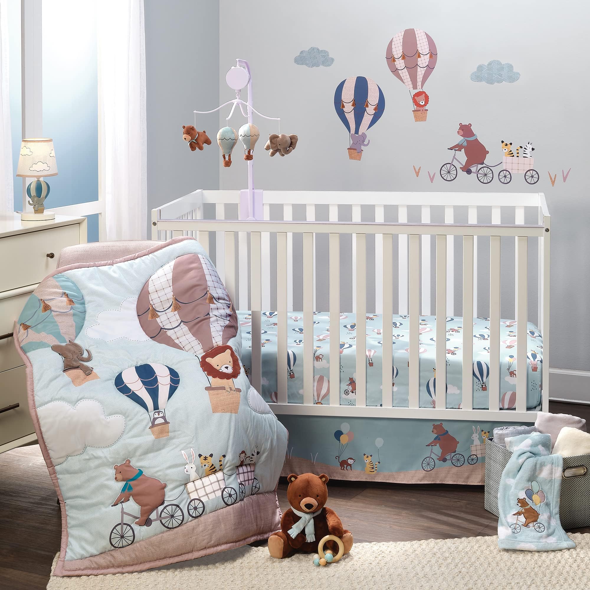 Amazon.com : Bedtime Originals Jungle Fun 3-Piece Crib Bedding Set ...