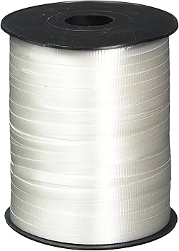 Amazon.com: GIFTEXPRESS 500 Yards White Curling Ribbon/Balloon Ribbon ...