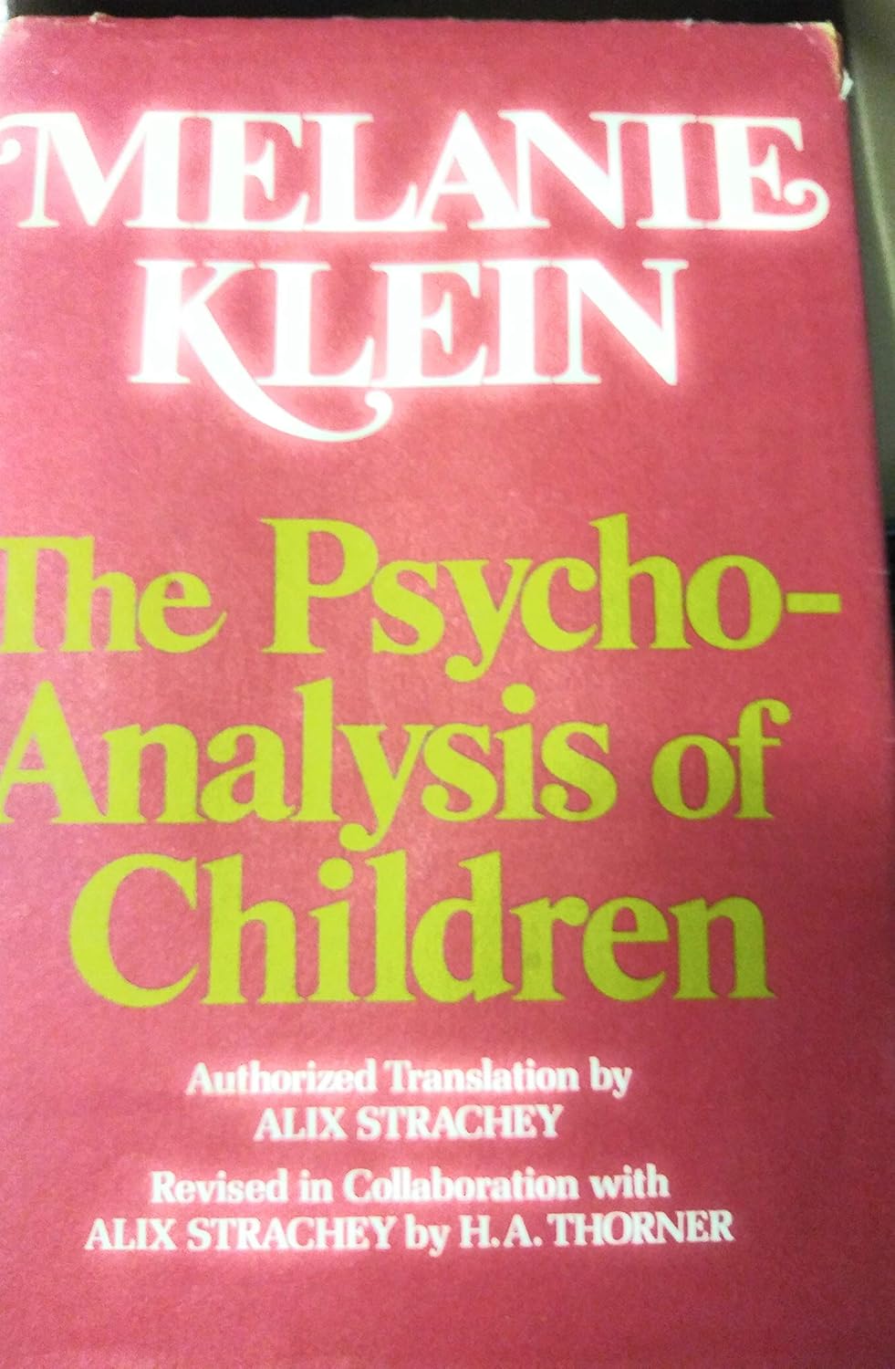 The Psychoanalysis of Children: Melanie Klein: 9780440060857: Amazon ...