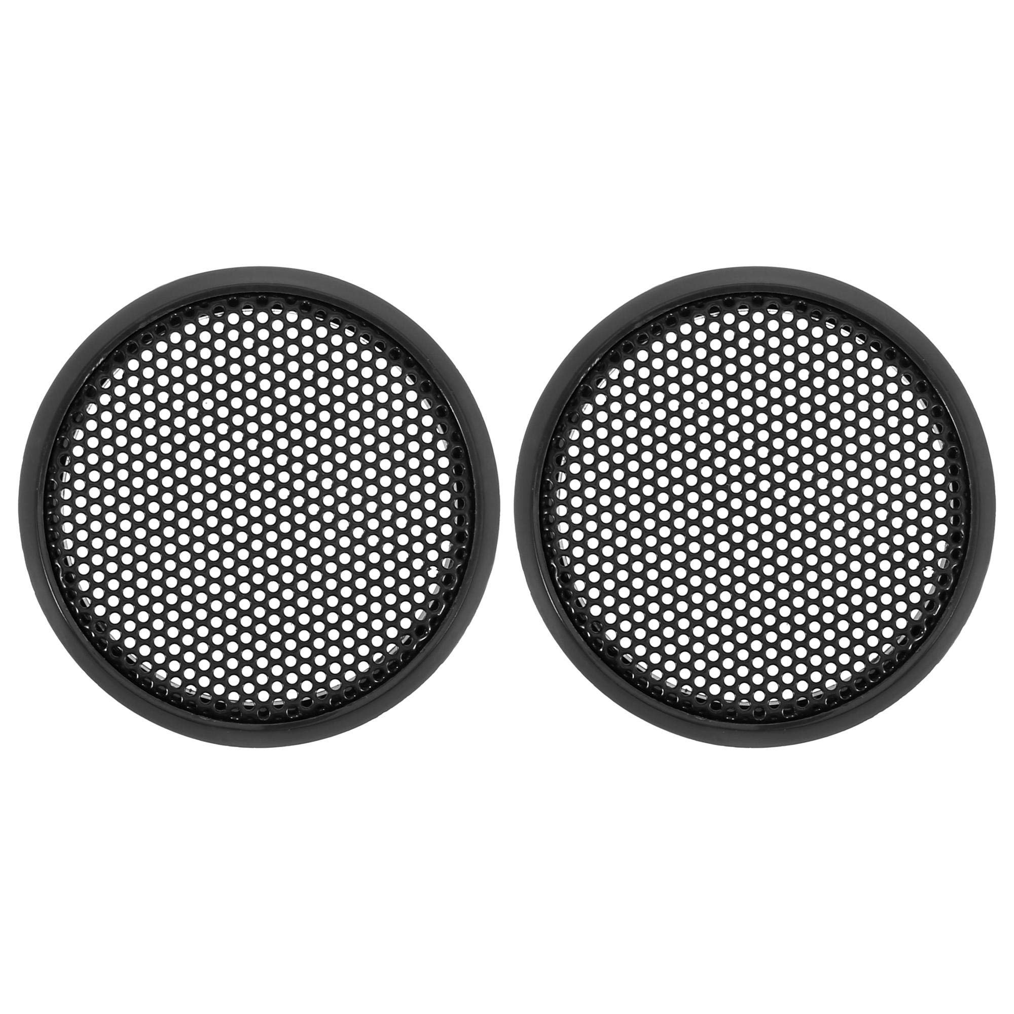 Amazon.com: X AUTOHAUX 2pcs 1.5" Black Audio Speaker Cover Mesh ...